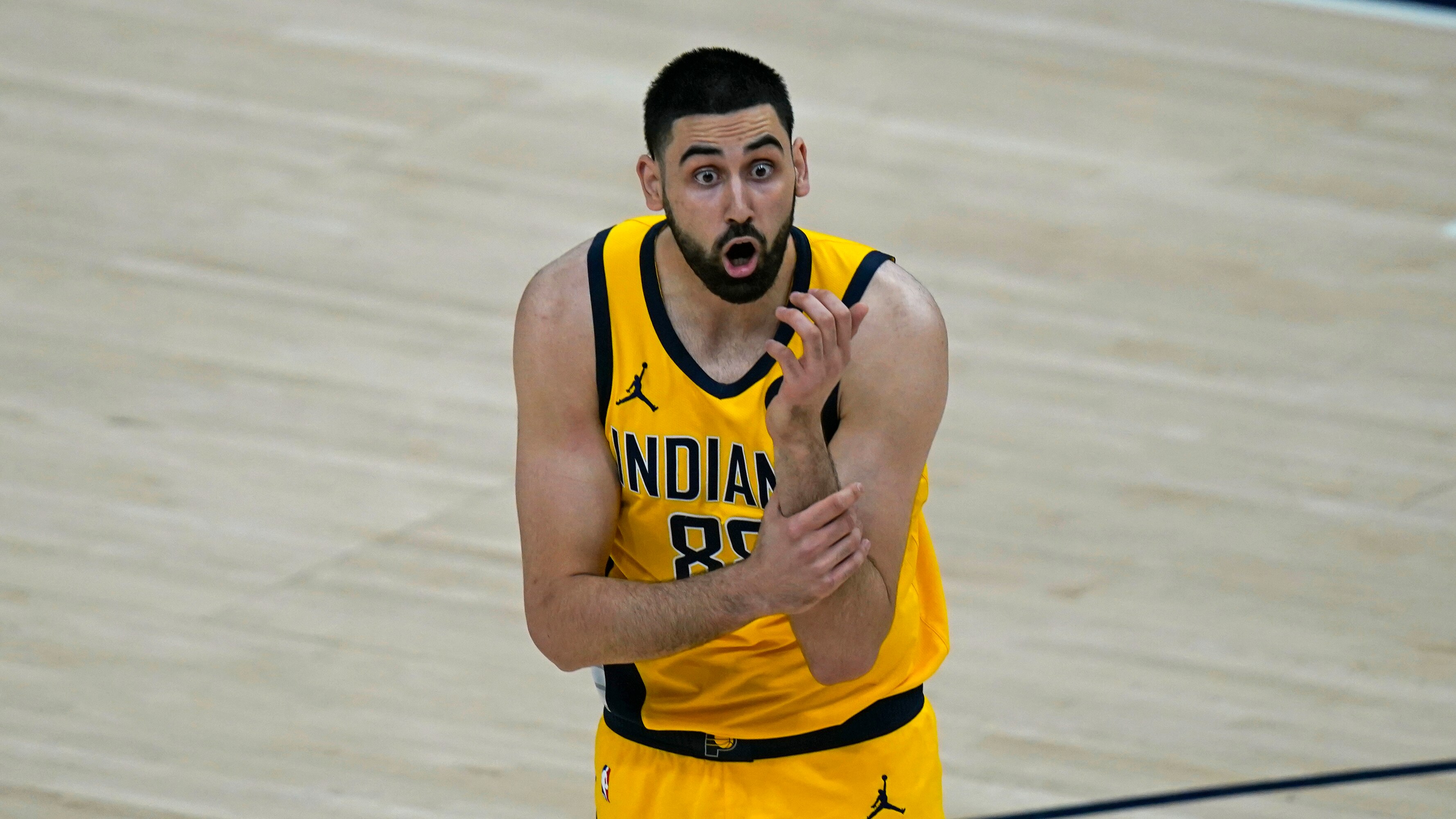 Woj: Coach Greg Foster Suspended, Goga Bitadze Fined by Pacers for ...