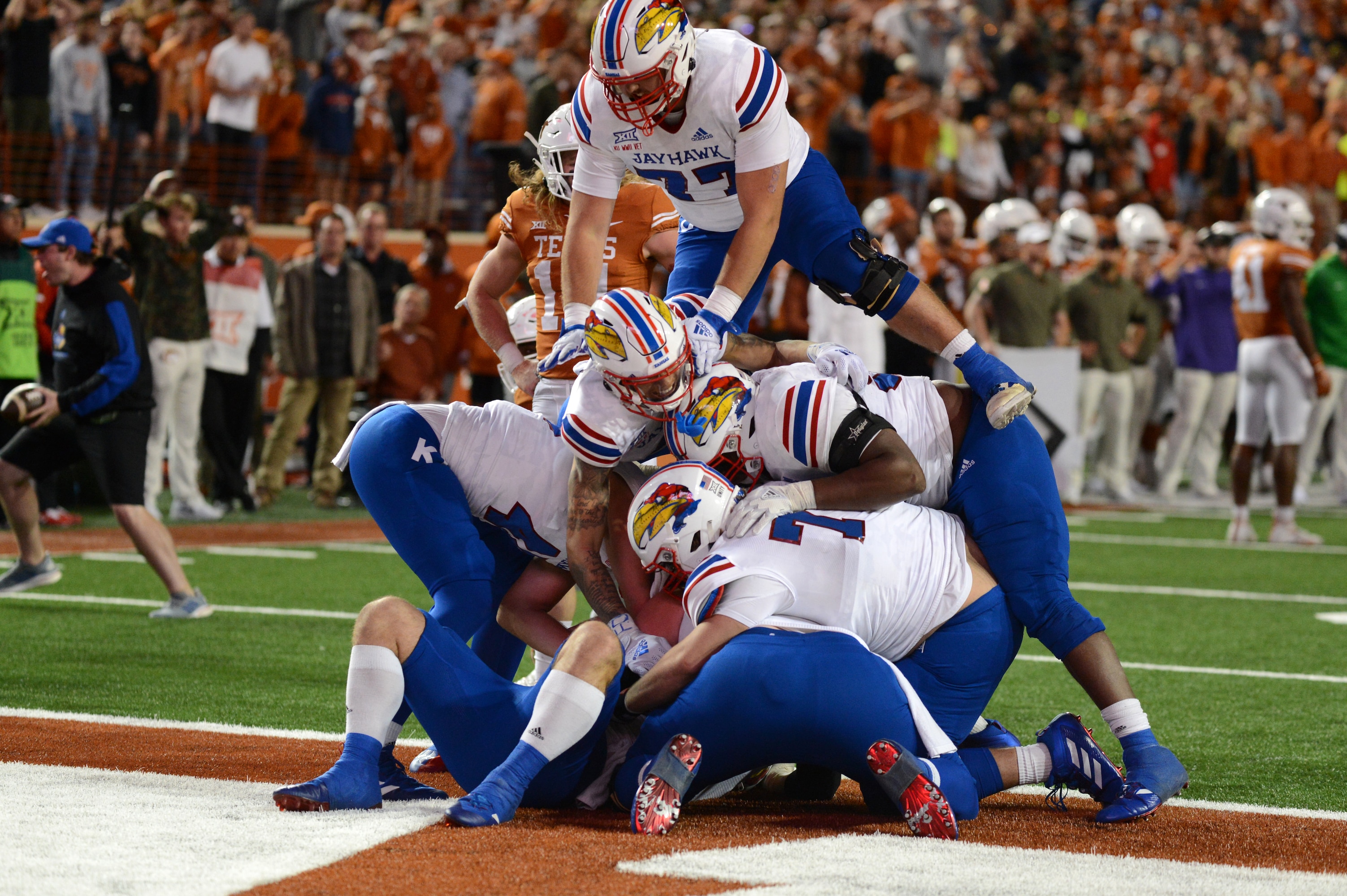 Kansas' Jared Casey Talks Game-Winner to Beat Texas; Had Never Played ...