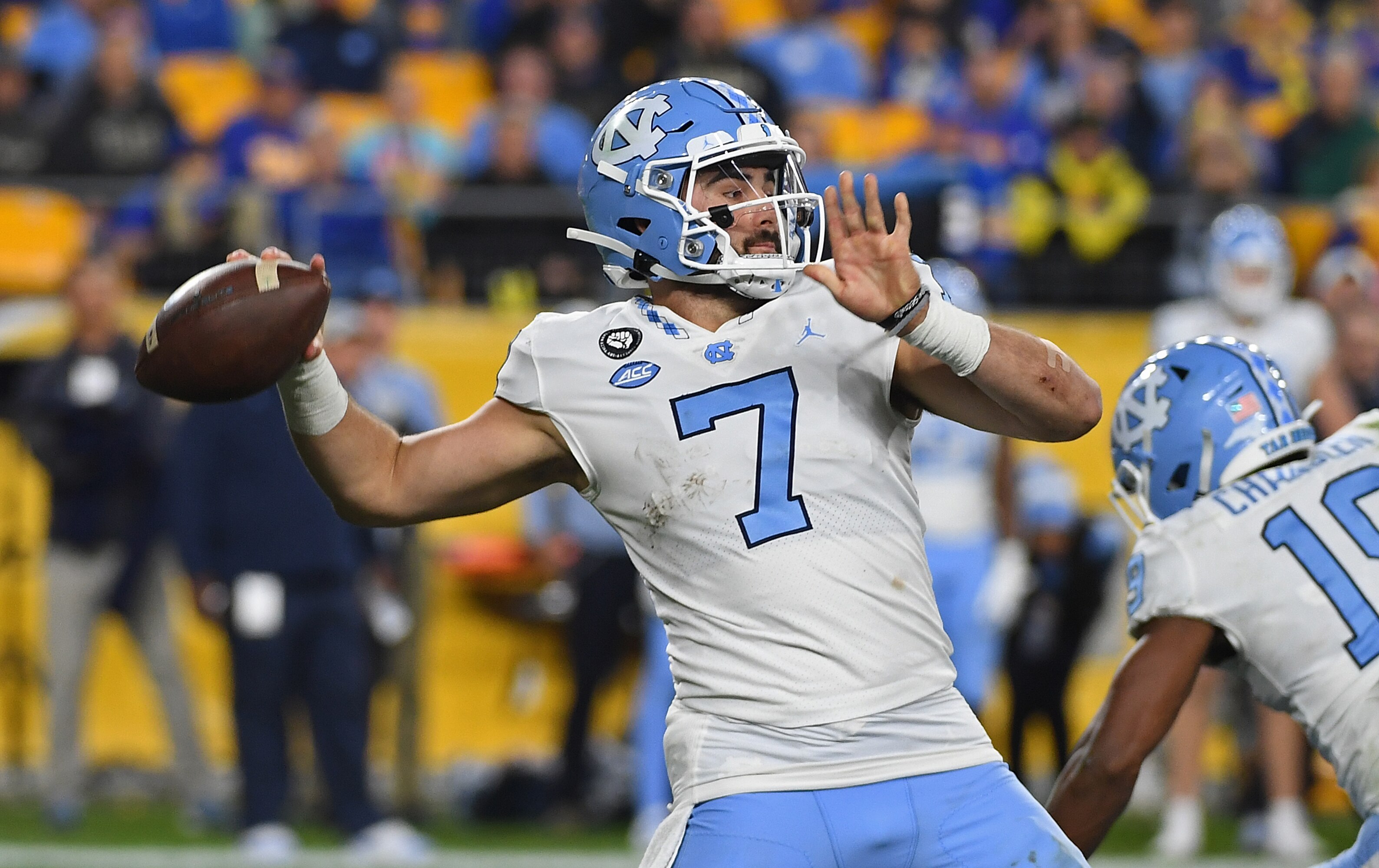 UNC's Sam Howell Could Miss Wofford Game with Upper-Body Injury, per HC ...
