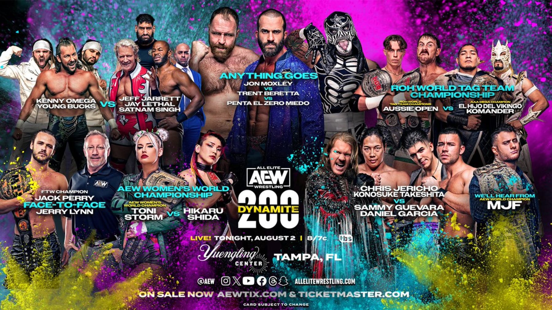 AEW Dynamite 200 Results: Winners, Live Grades, Reaction, Highlights from 200th Show