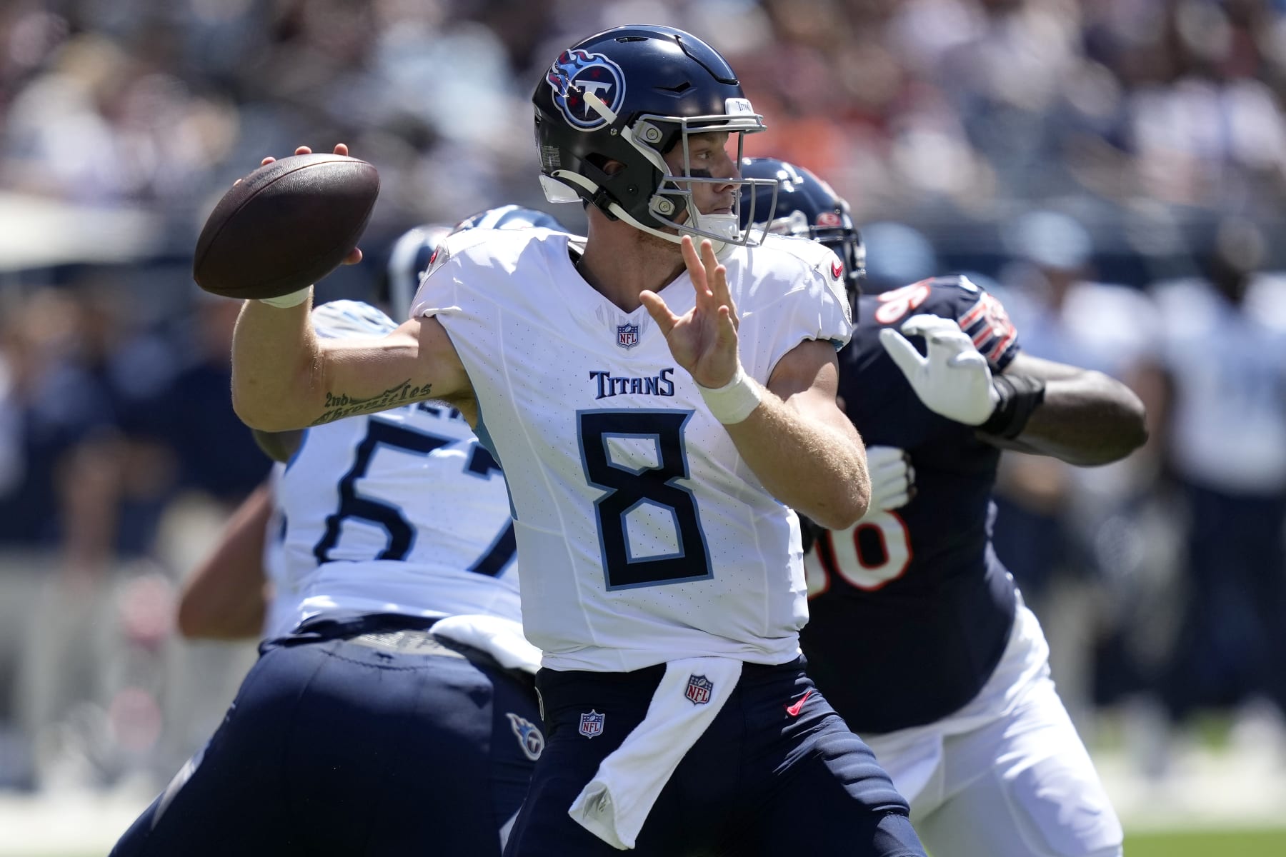 Will Levis' Pocket Awareness Called Out By Titans Fans in Preseason ...