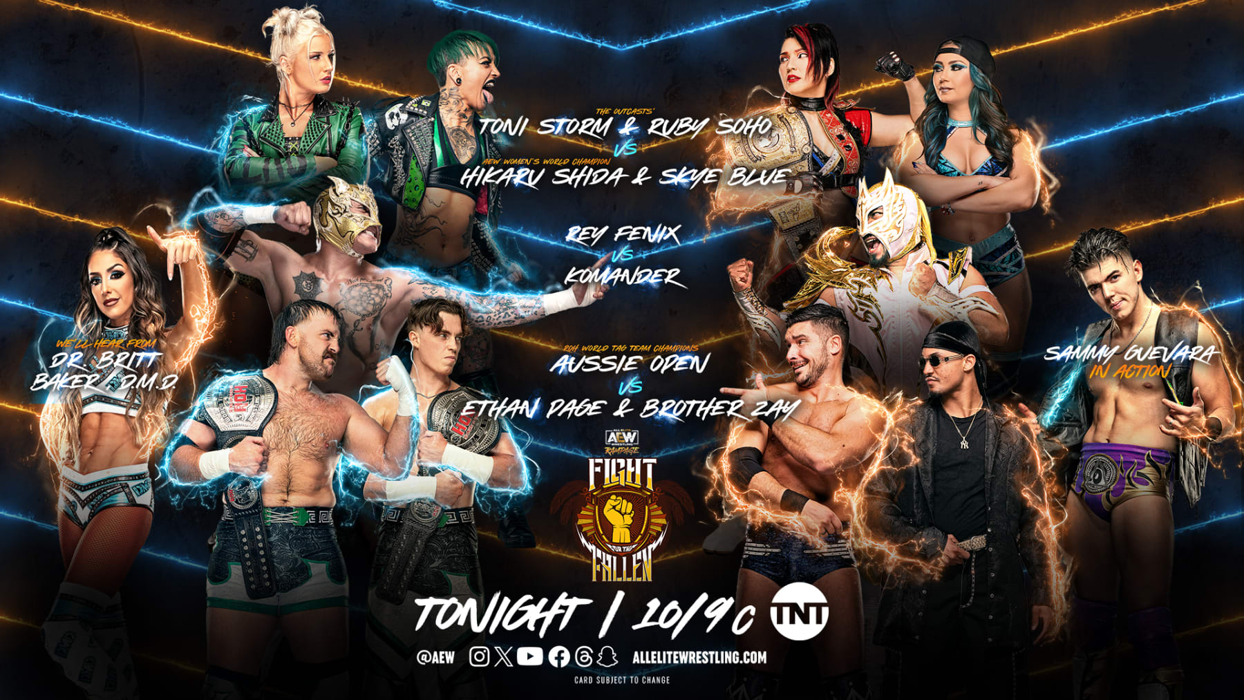 AEW Rampage Fight for the Fallen Results: Winners, Live Grades ...