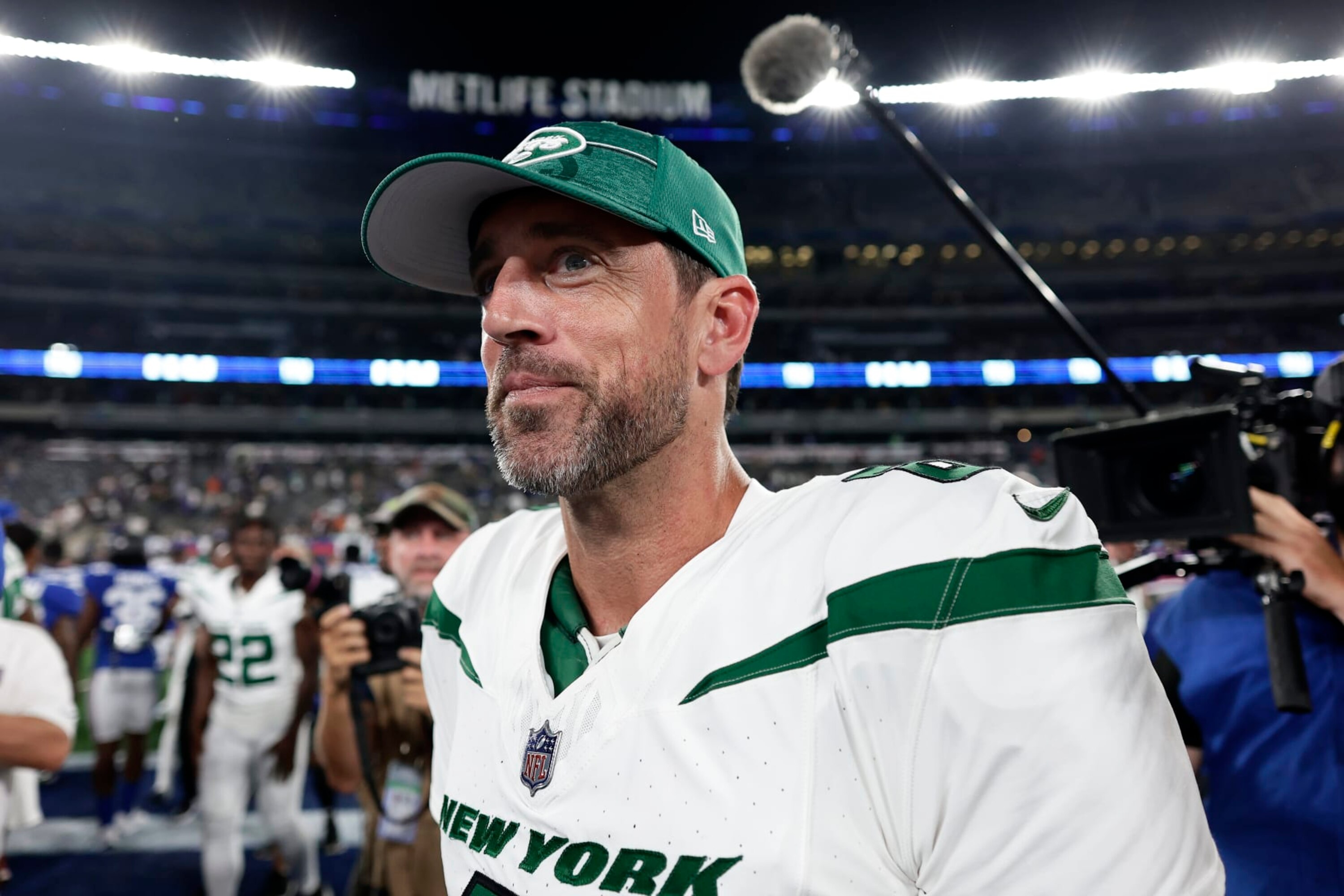 Jets' Aaron Rodgers Says Surgery for Torn Achilles Injury 'Went Great ...