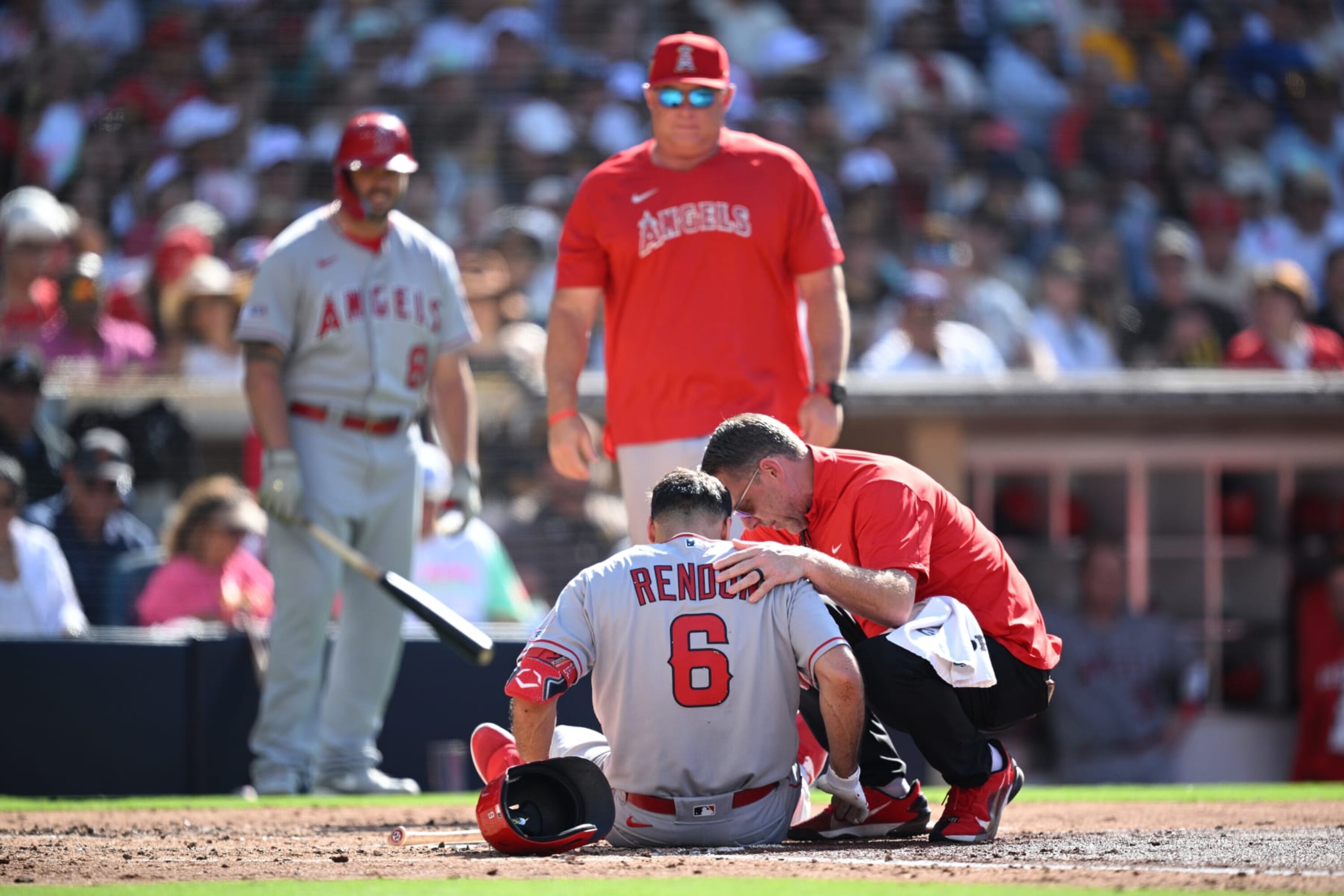 Angels' Anthony Rendon Says Leg Injury Was Diagnosed as Fracture 'Weeks ...