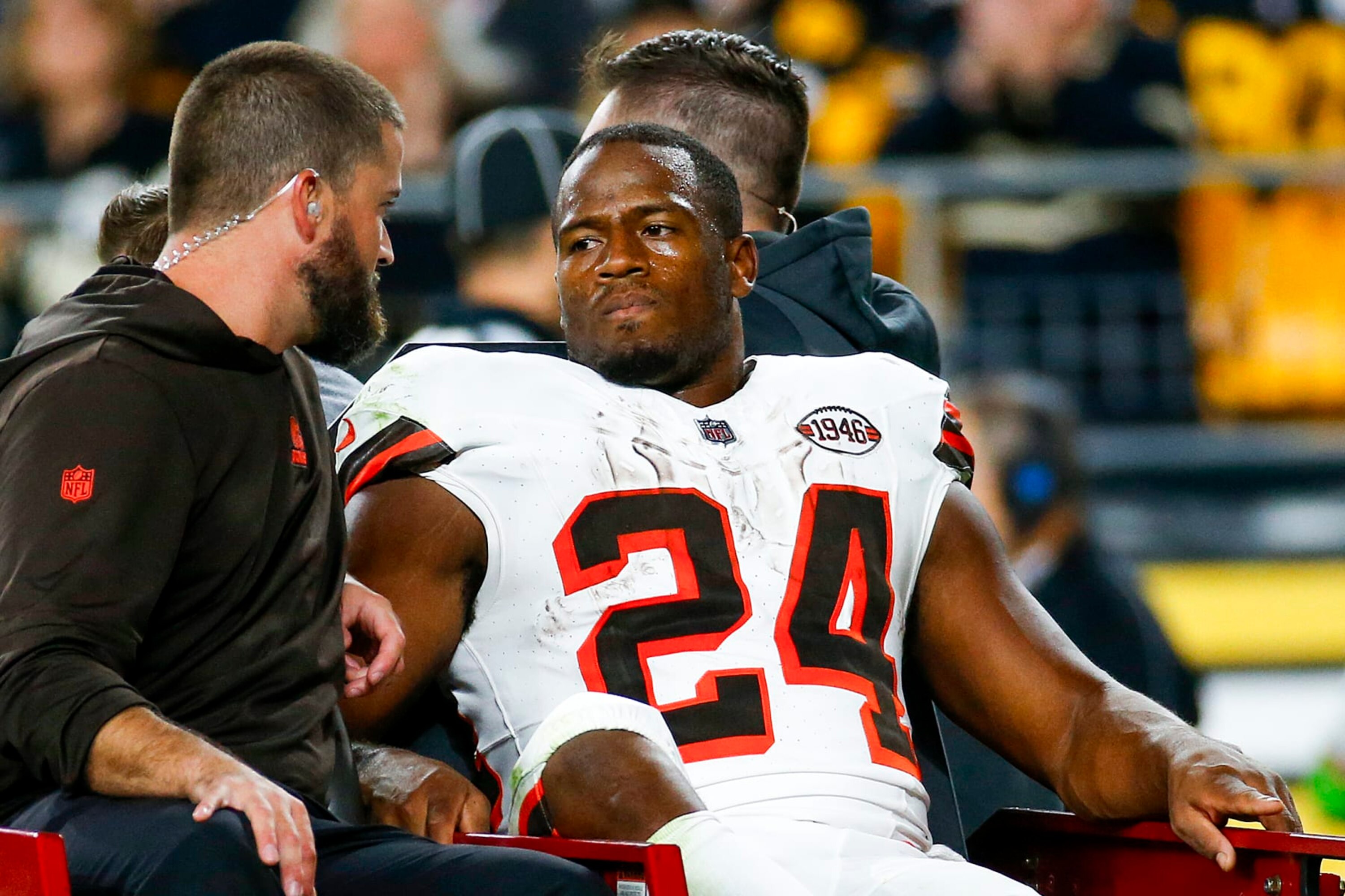 Browns' Nick Chubb Will Miss Rest of Season After Suffering Knee Injury ...