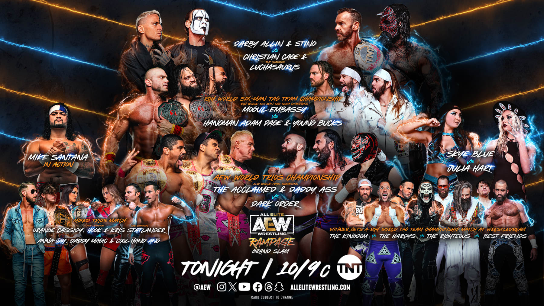 AEW Rampage Grand Slam 2023 Results: Winners, Live Grades, Reaction and ...