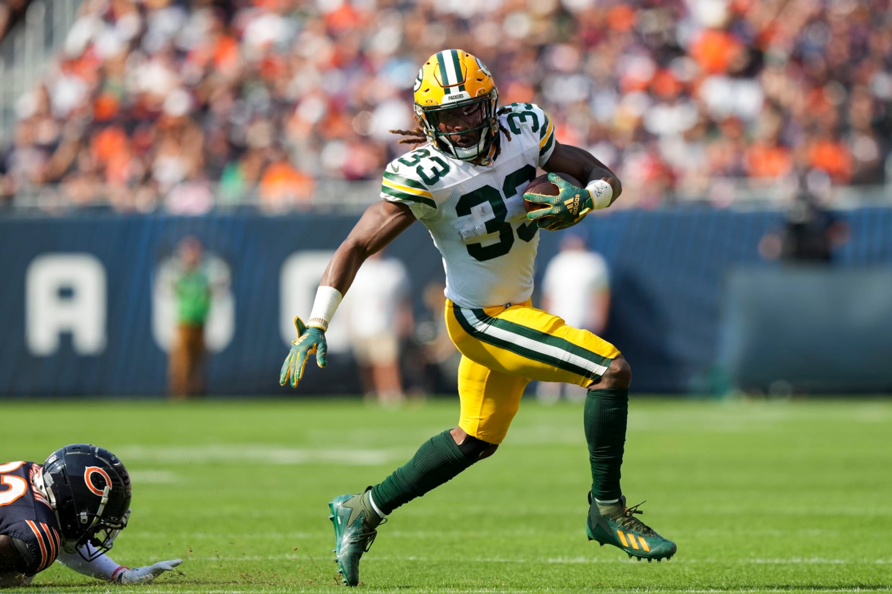 Packers' Jordan Love Expects Aaron Jones to Return from Hamstring Injury vs. Lions