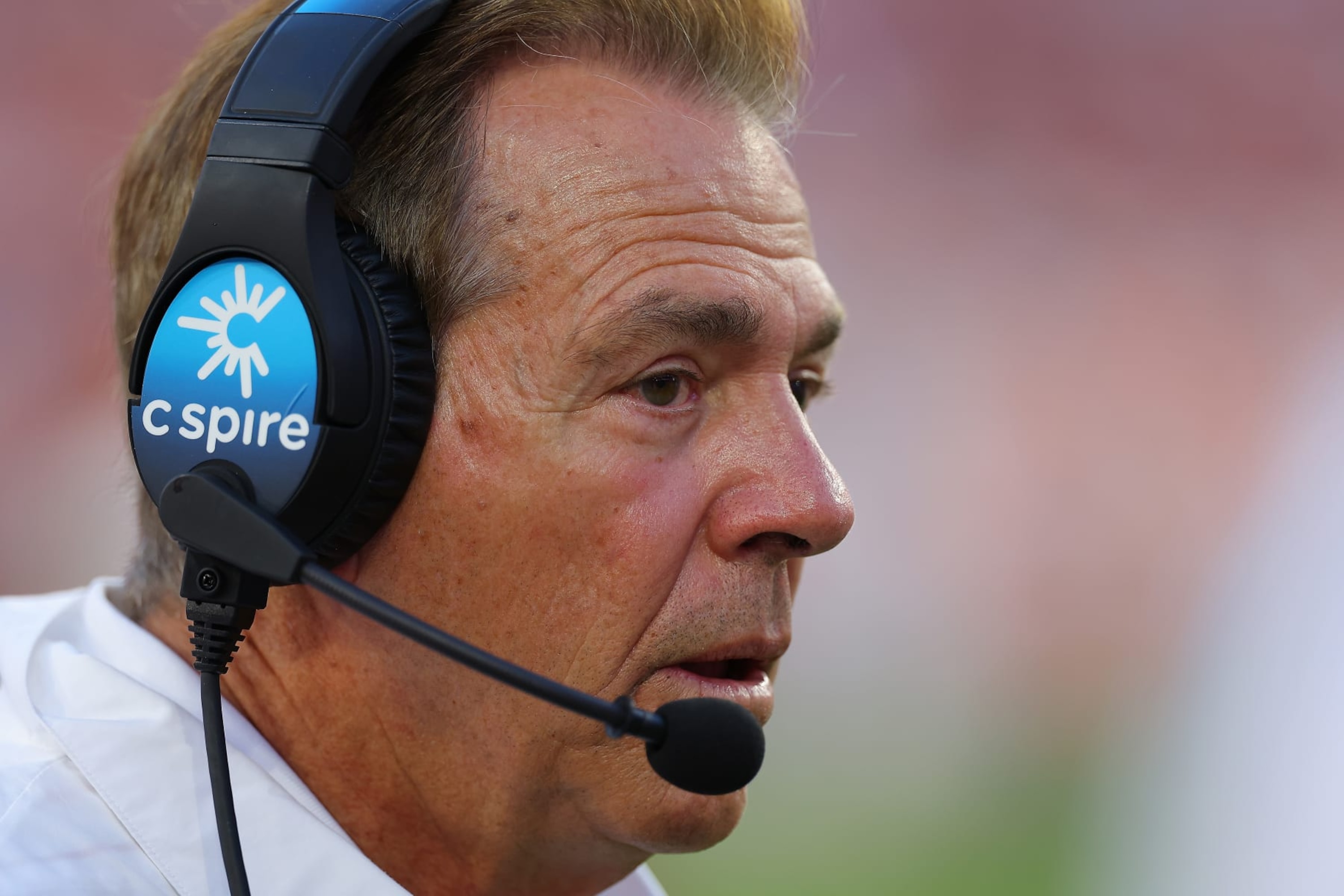 Alabama's Nick Saban Says He Busted Blood Vessel in Eye from 'Yelling ...