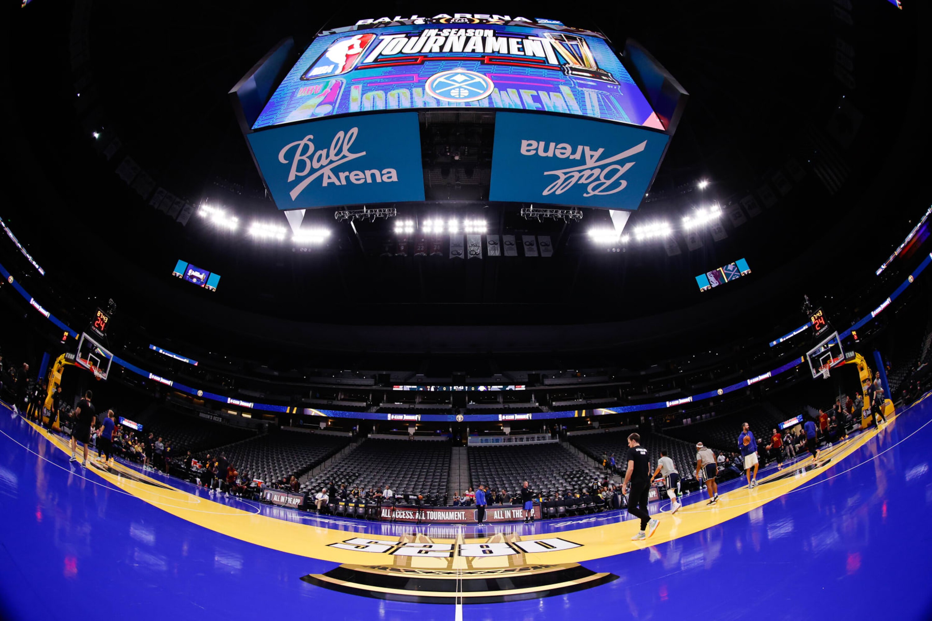 Nuggets' 3-Point Line Repainted After Being Too Far on Court for Mavs ...