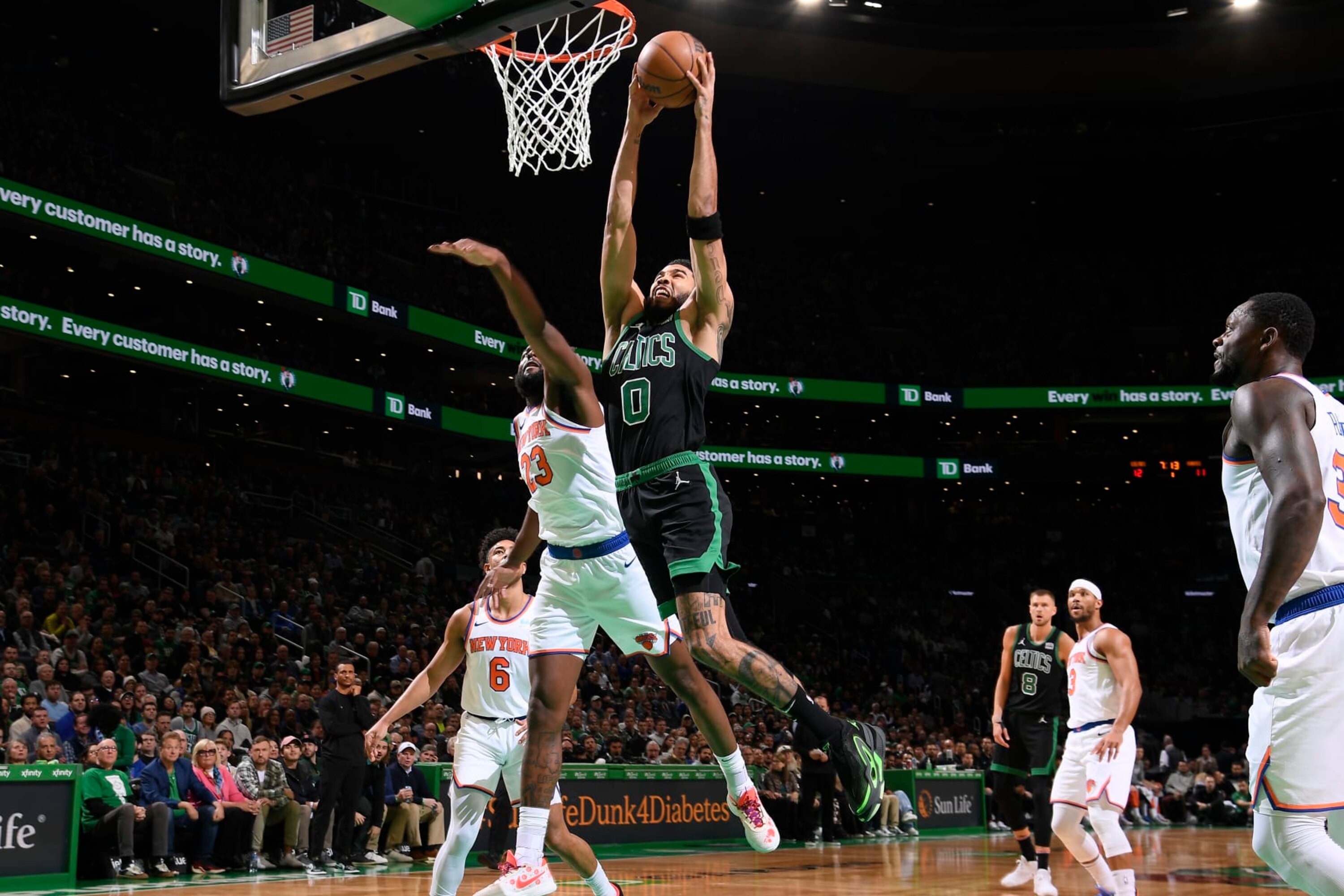 Jayson Tatum, Celtics Celebrated by NBA Fans After Win vs. Knicks ...
