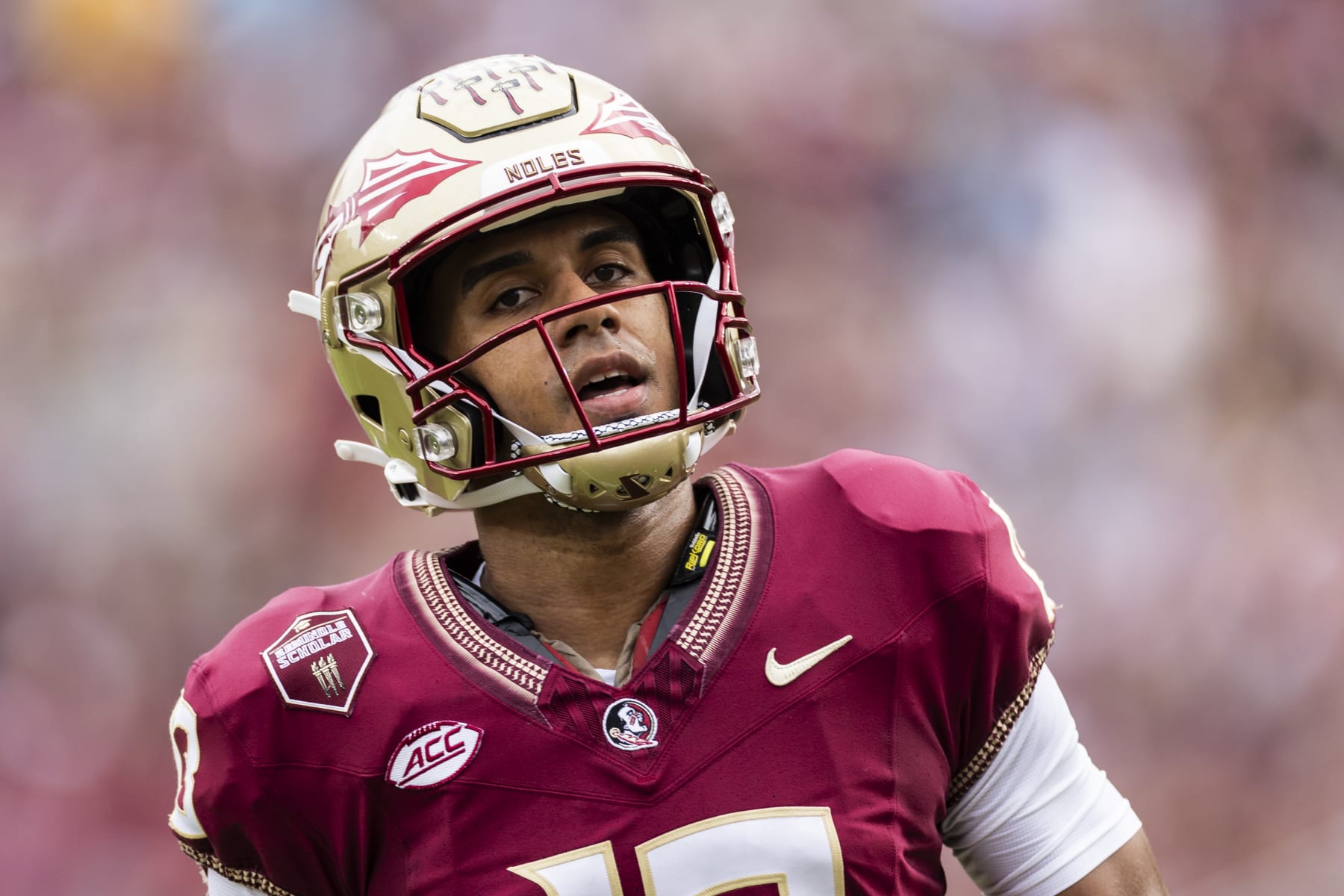 Florida State QB Jordan Travis Exits in Ambulance After Leg Injury vs ...