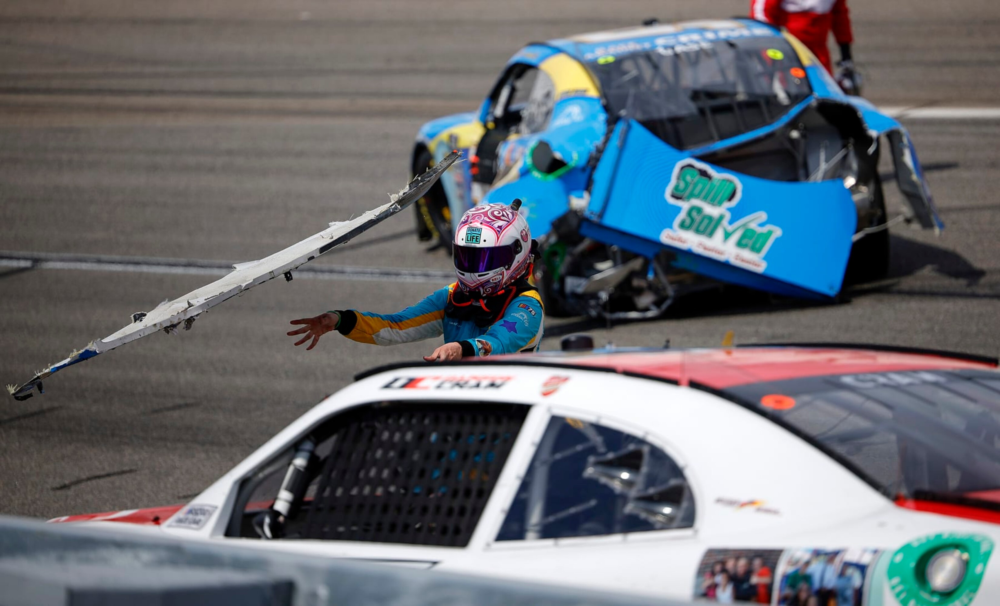 Video: Joey Gase Throws Bumper at Dawson Cram After NASCAR Xfinity ...