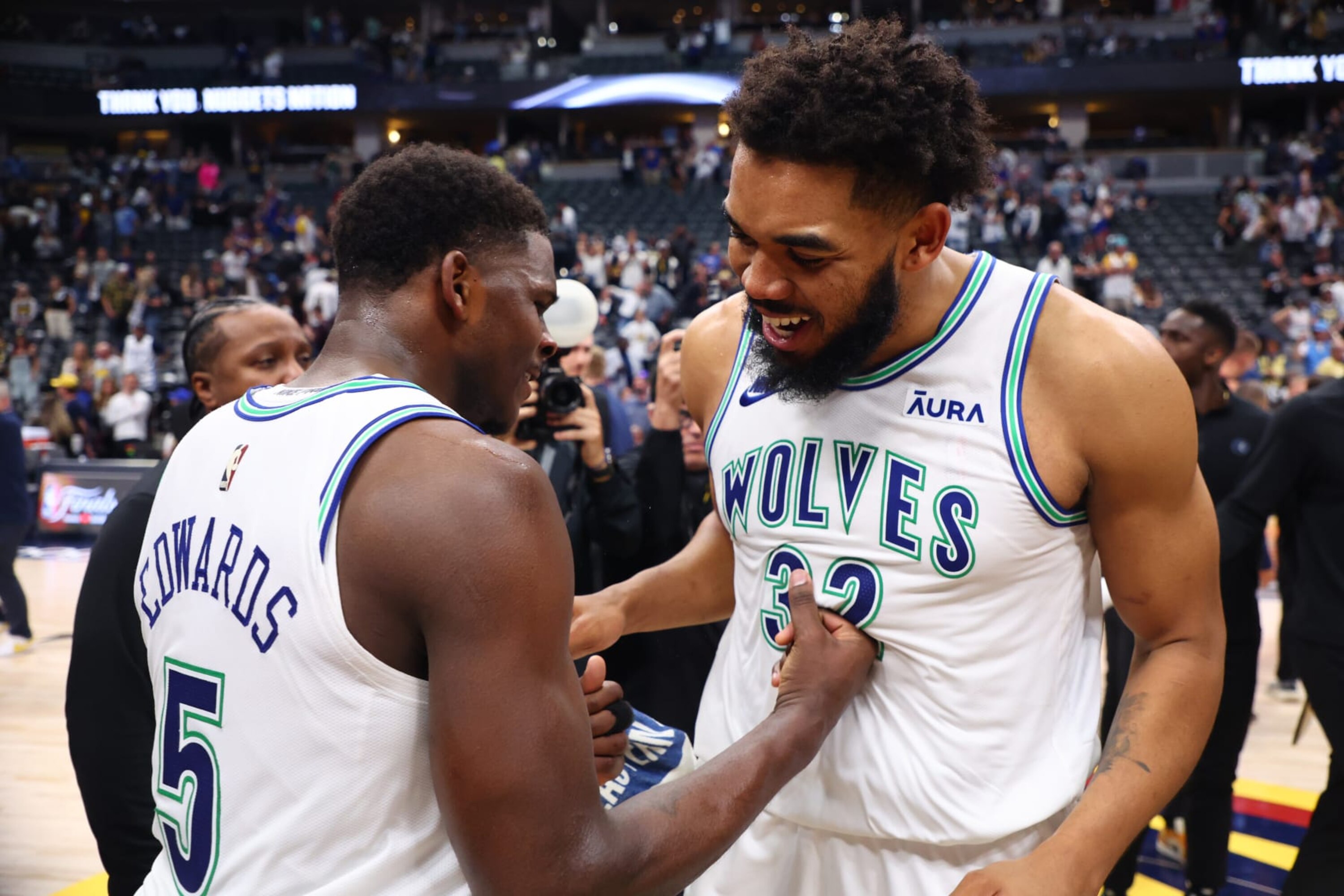 Wolves Avoid Sweep vs. Luka, Mavs as Anthony Edwards, Towns Championed ...