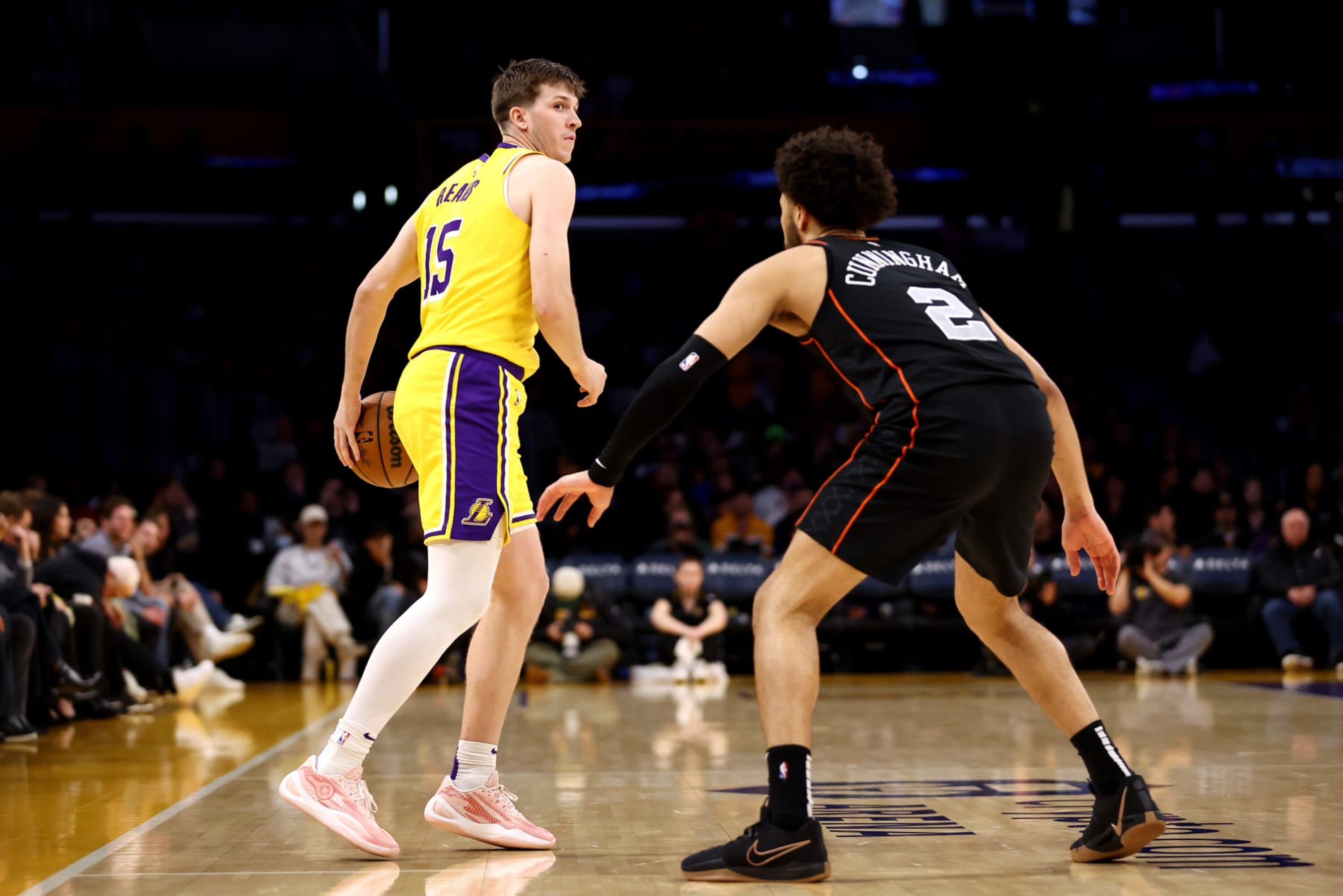Lakers' Austin Reaves Tells Pistons Fan He's 'Not Going to Detroit' in ...