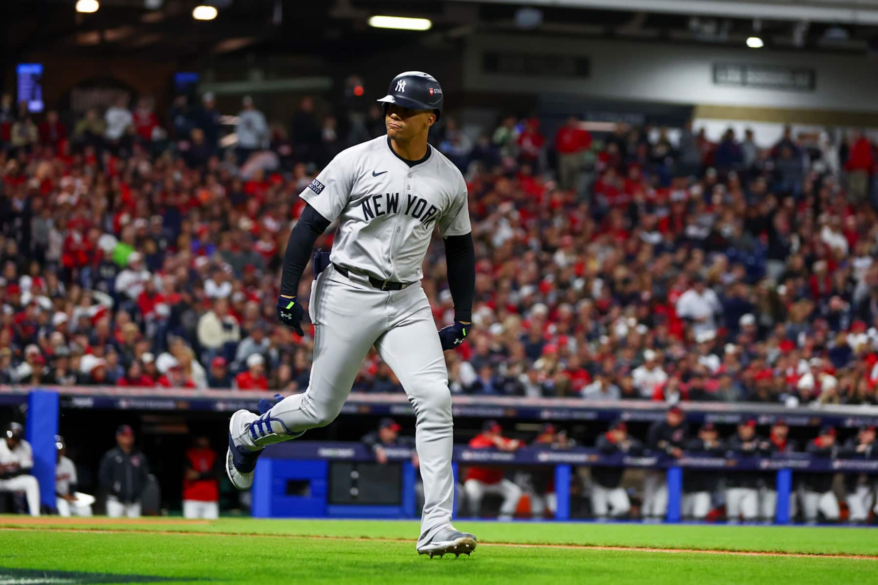 Juan Soto, Giancarlo Stanton Dazzle MLB Fans as Yankees Win vs. Guardians in ALCS G4
