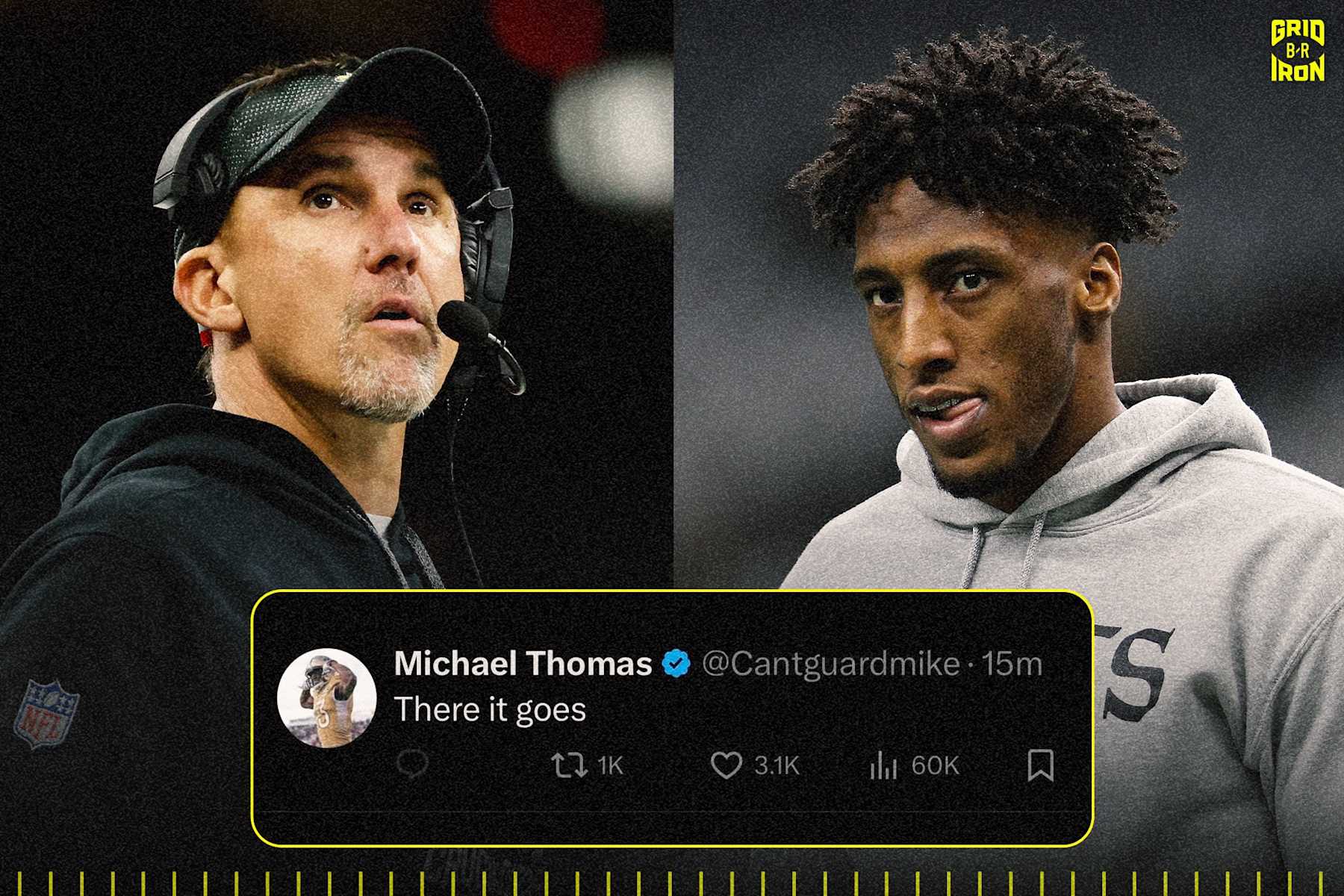 Michael Thomas, NFL Fans Troll Dennis Allen, Saints as HC Fired After ...