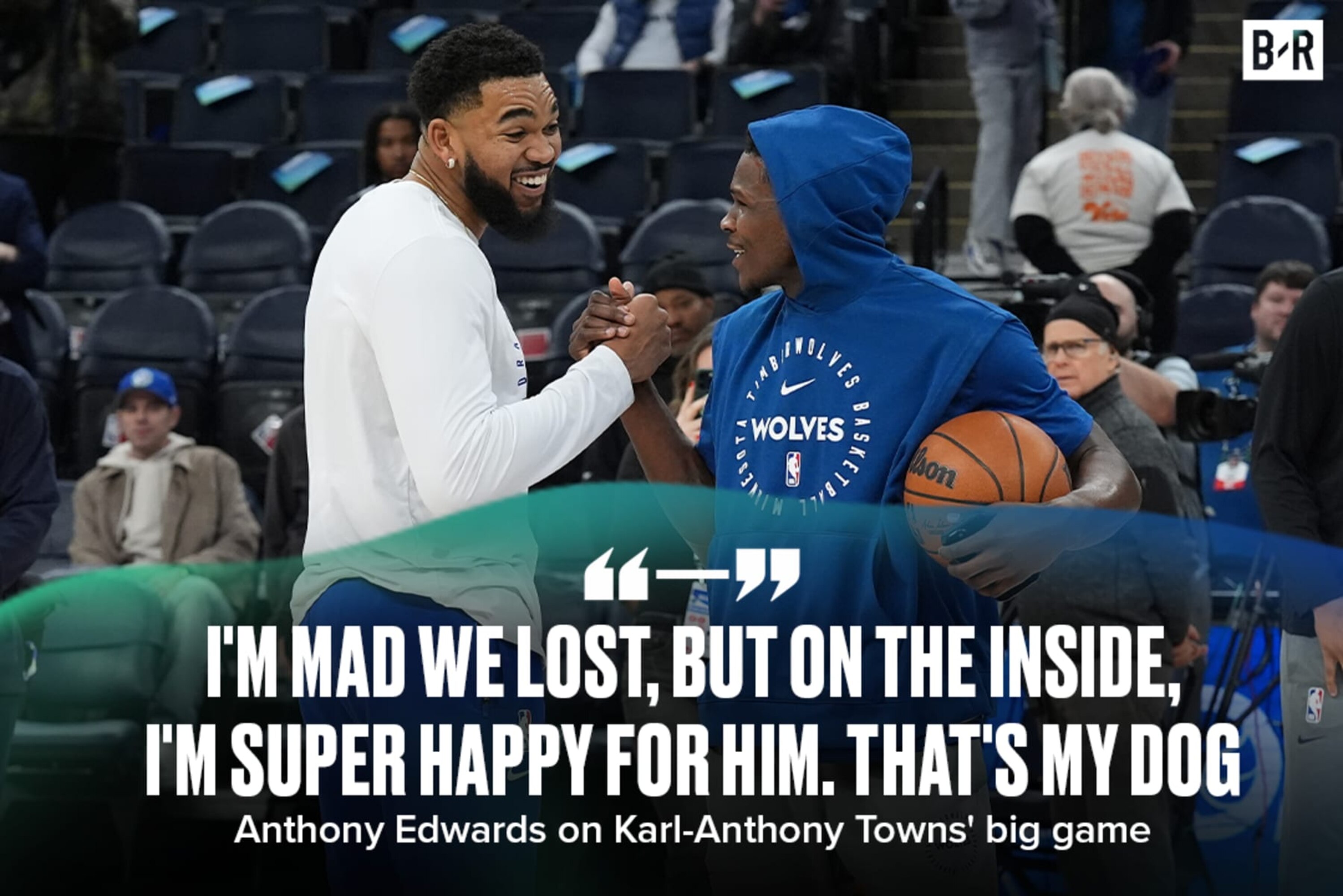 Anthony Edwards 'Mad' Wolves Lost; Karl-Anthony Towns Lived the 'Dream ...