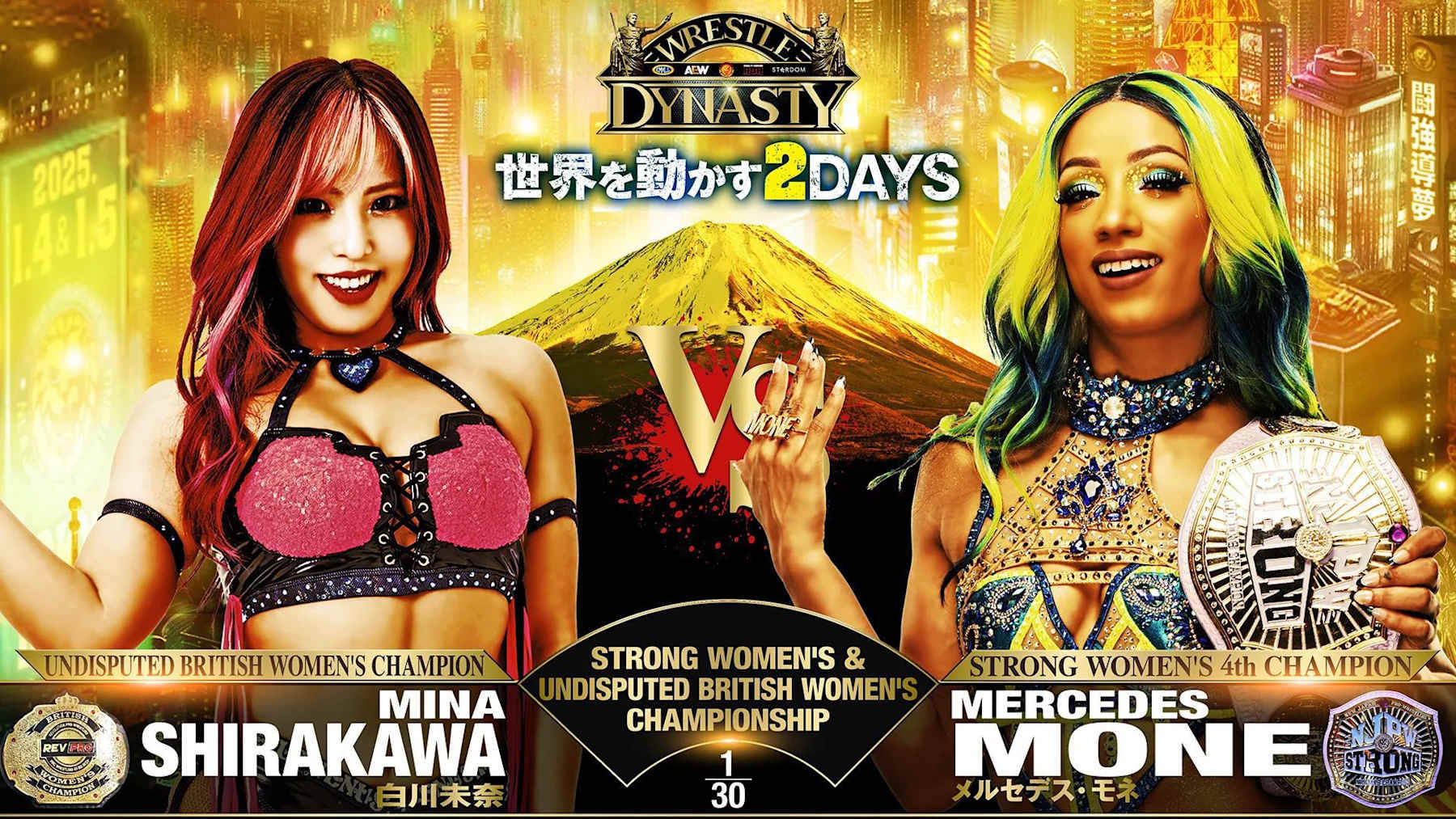 NJPW X AEW Wrestle Dynasty Results: Winners, Live Grades, Reaction and Highlights