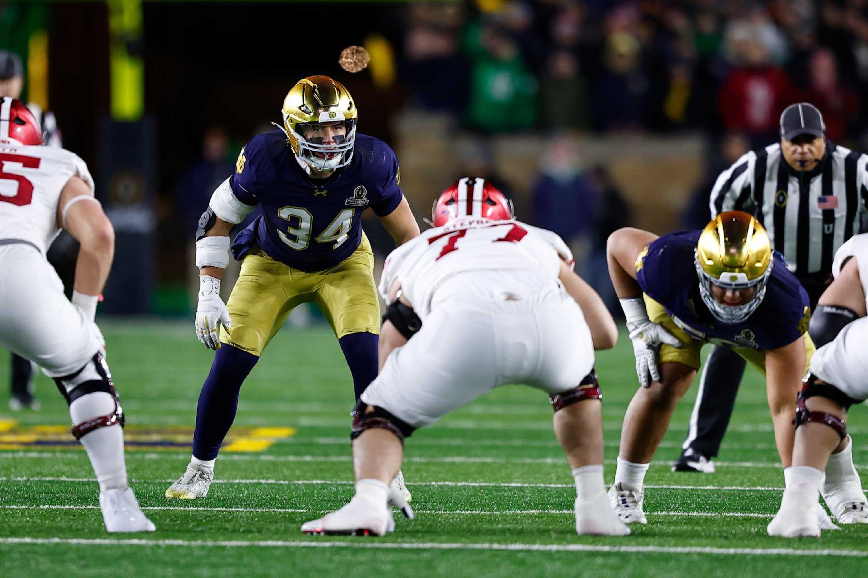 Drayk Bowen's Surge into Notre Dame's Defense Is Simple: He's a Warrior