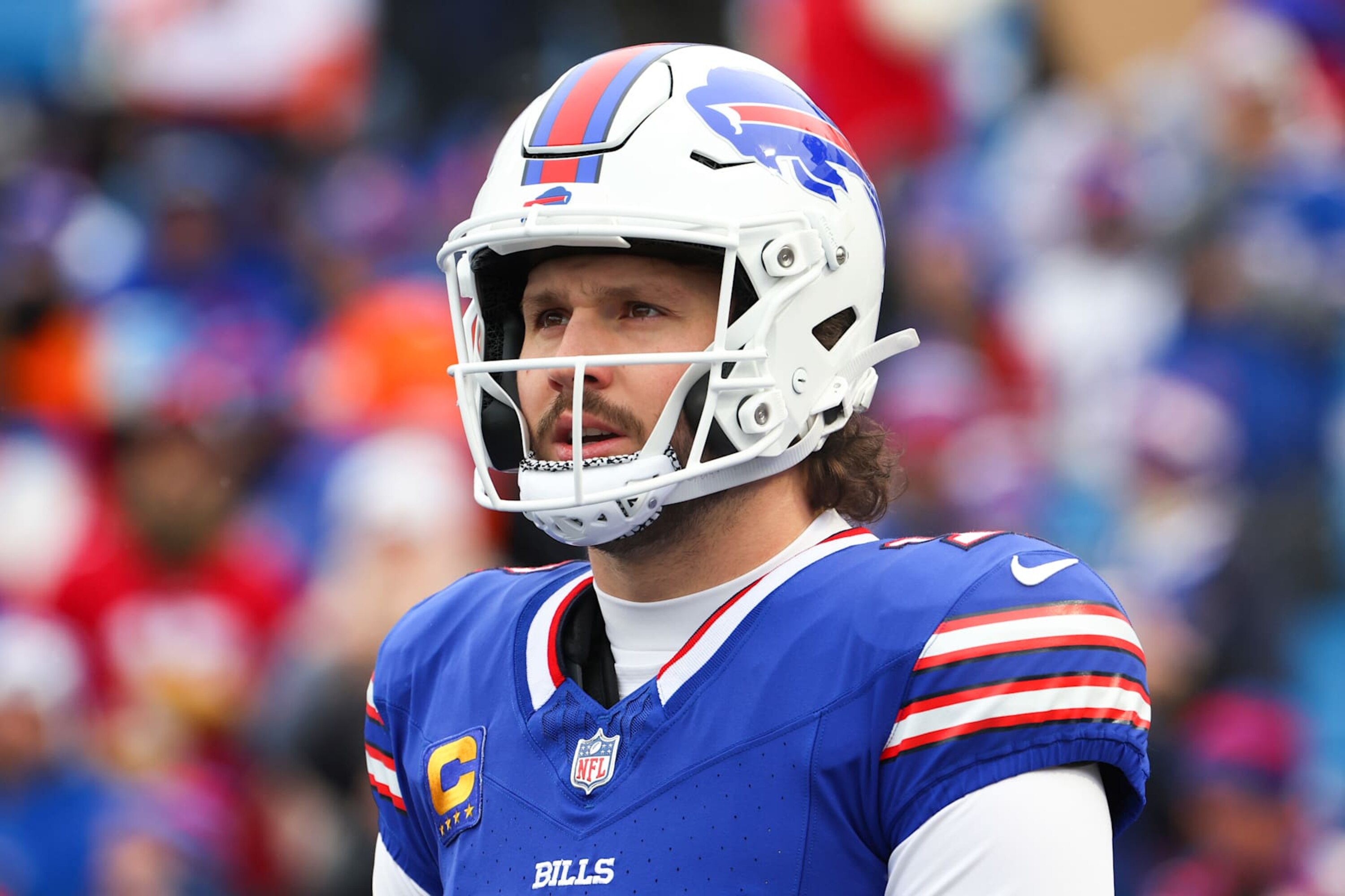 Josh Allen Explains Viral Video of Bench Conversation with Ref During ...