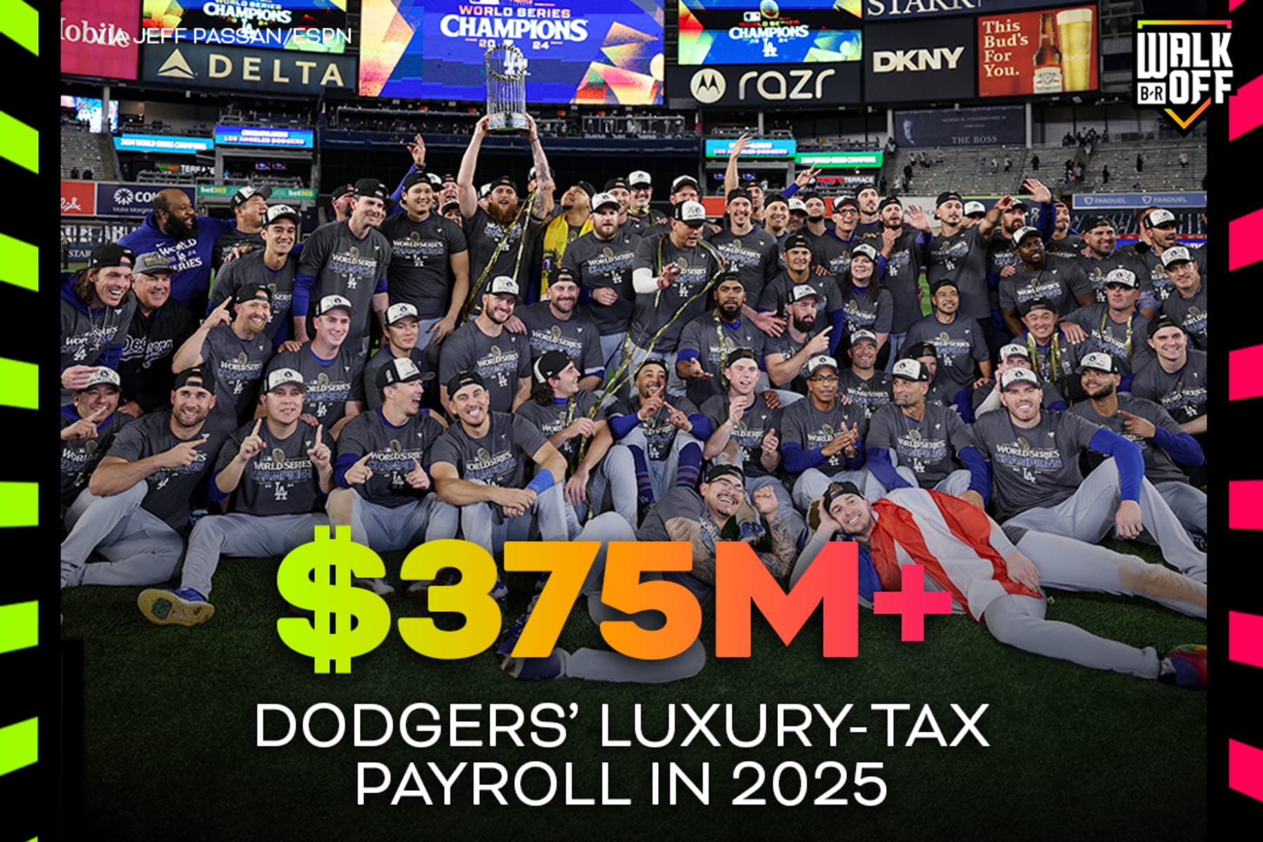 Report: Dodgers' 2025 Luxury-Tax Payroll to Exceed $375M, Tops Phillies ...