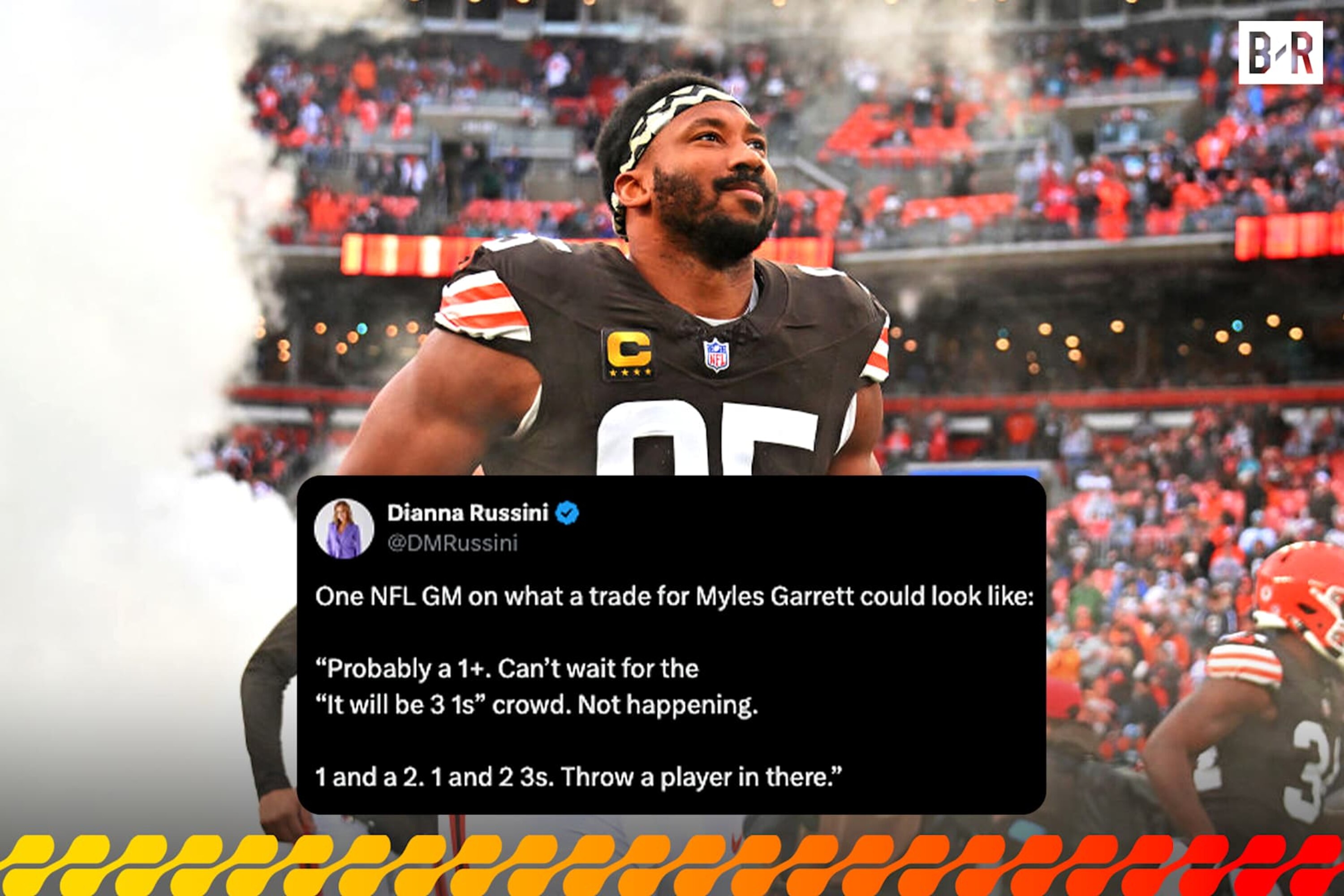 NFL GM Reveals Myles Garrett's Trade Value After Browns Star Requests Move