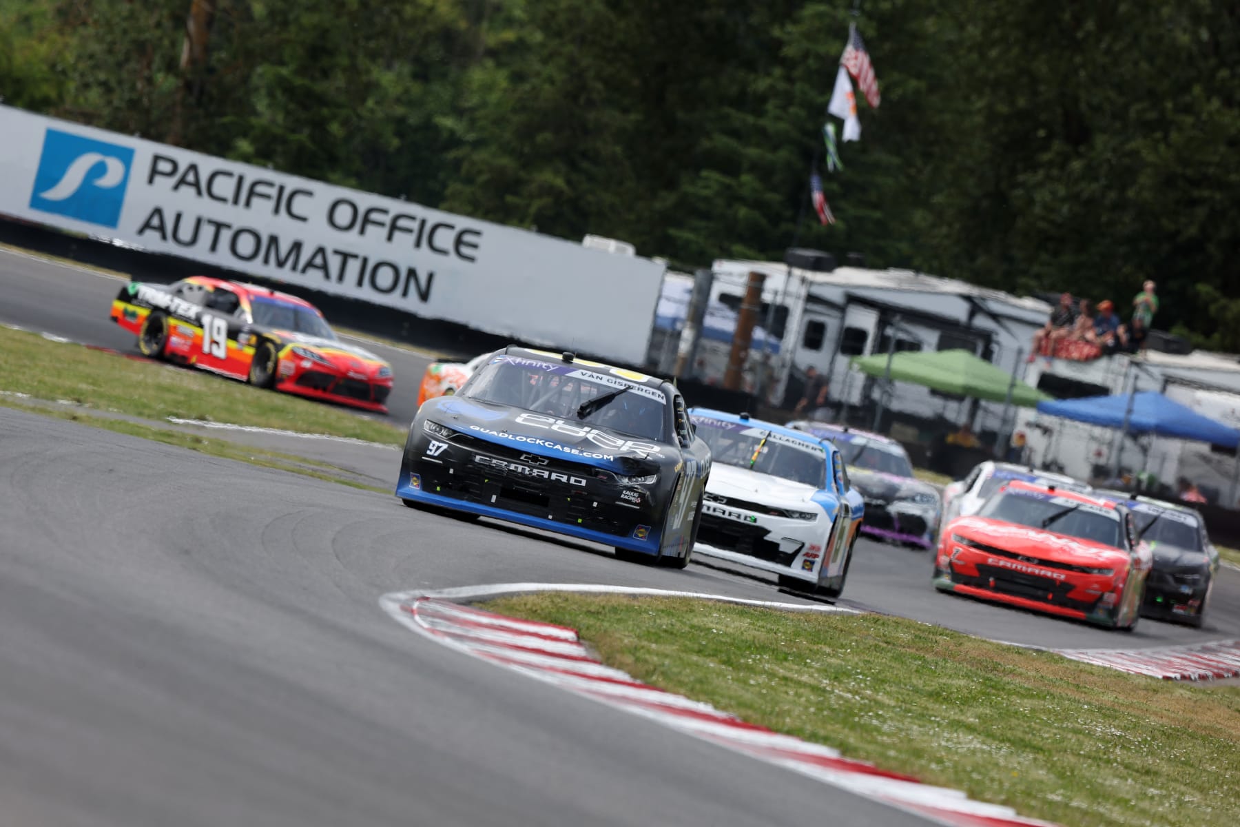 Video: Coyote Runs on NASCAR Xfinity Track During Race, Escapes ...