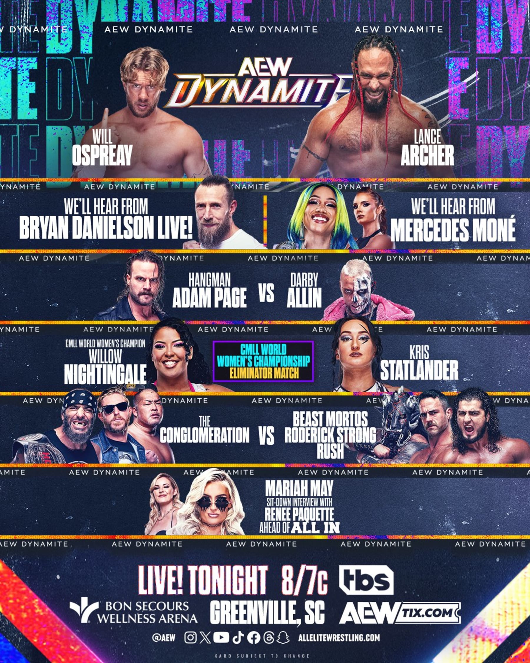 AEW Dynamite Results: Winners, Live Grades, Reaction and Highlights ...