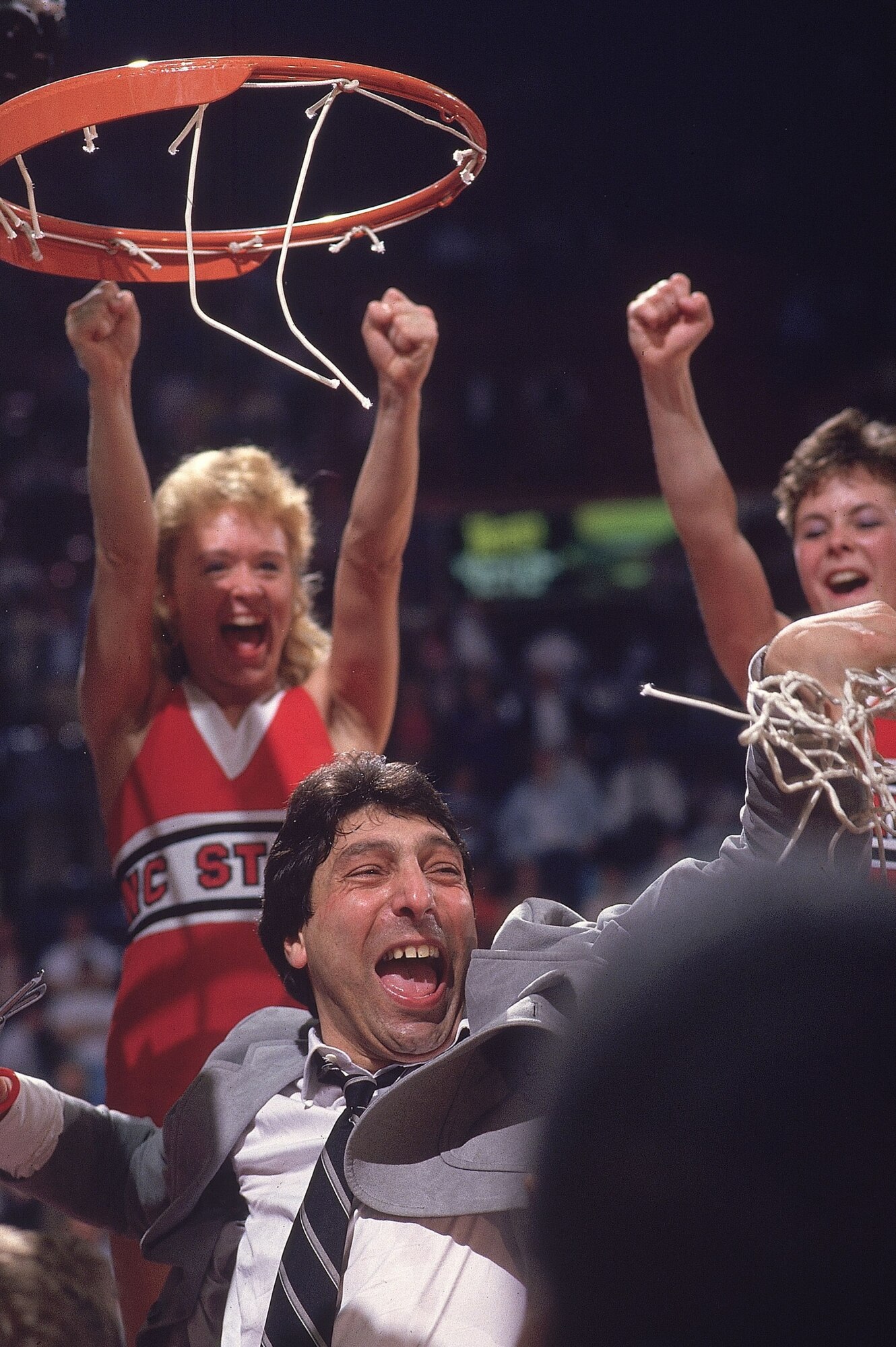 NC State Fans Honor Jim Valvano at His Gravesite During March Madness