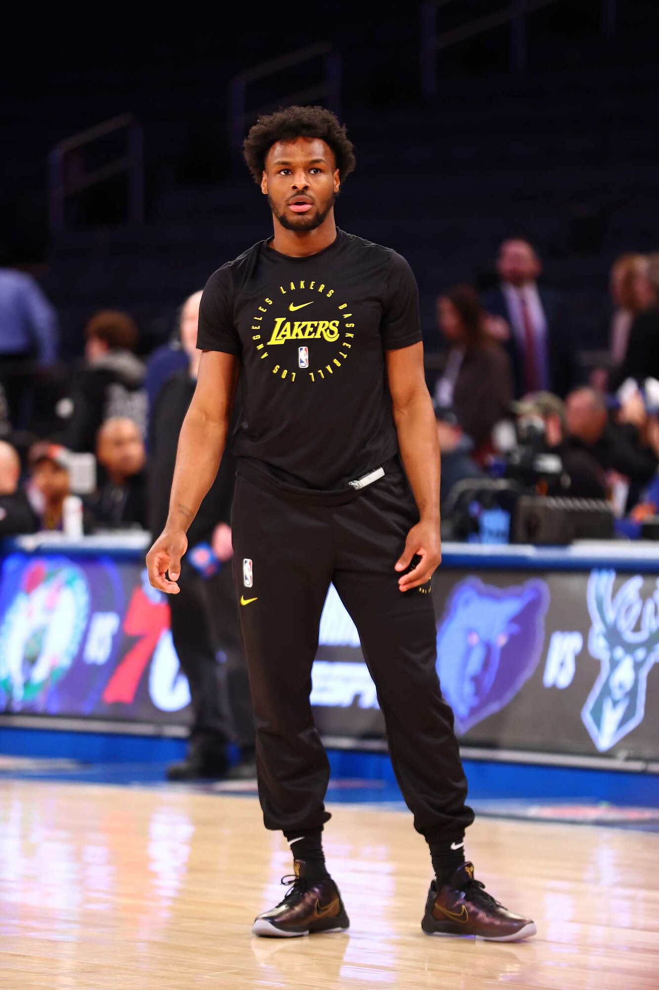 Video: Paul George Praises Lakers' Bronny James; 'He Can Pass the S--t Out of It'