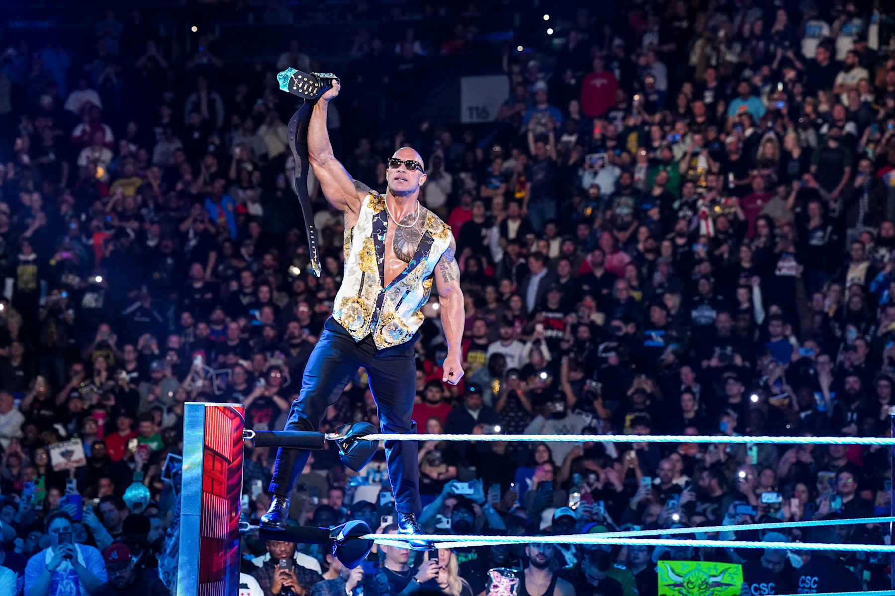 Photo: The Rock Denies 'Bulls--t' Rumor He Won't Be at WWE WrestleMania ...