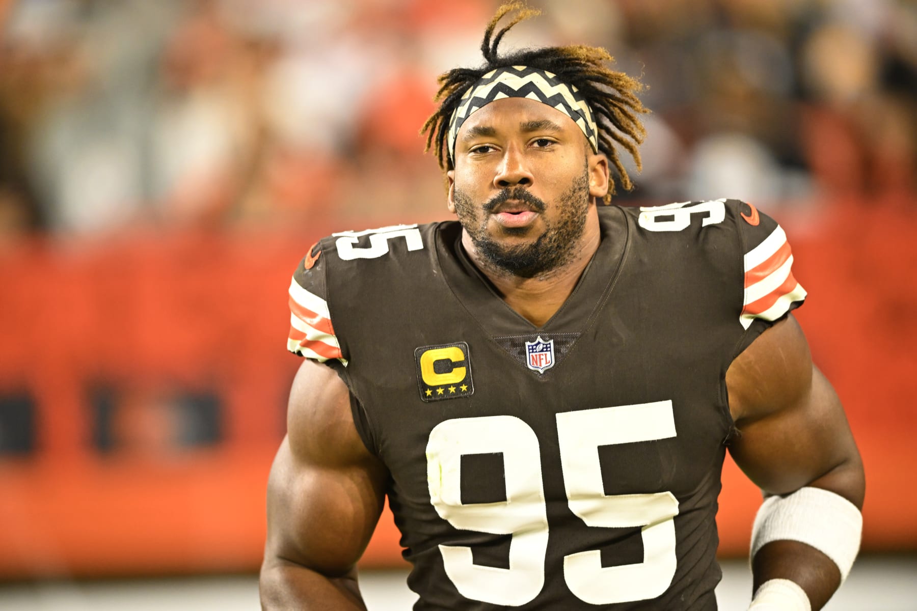 Myles Garrett Bodycam Video Released from Aftermath of Single-Car Crash