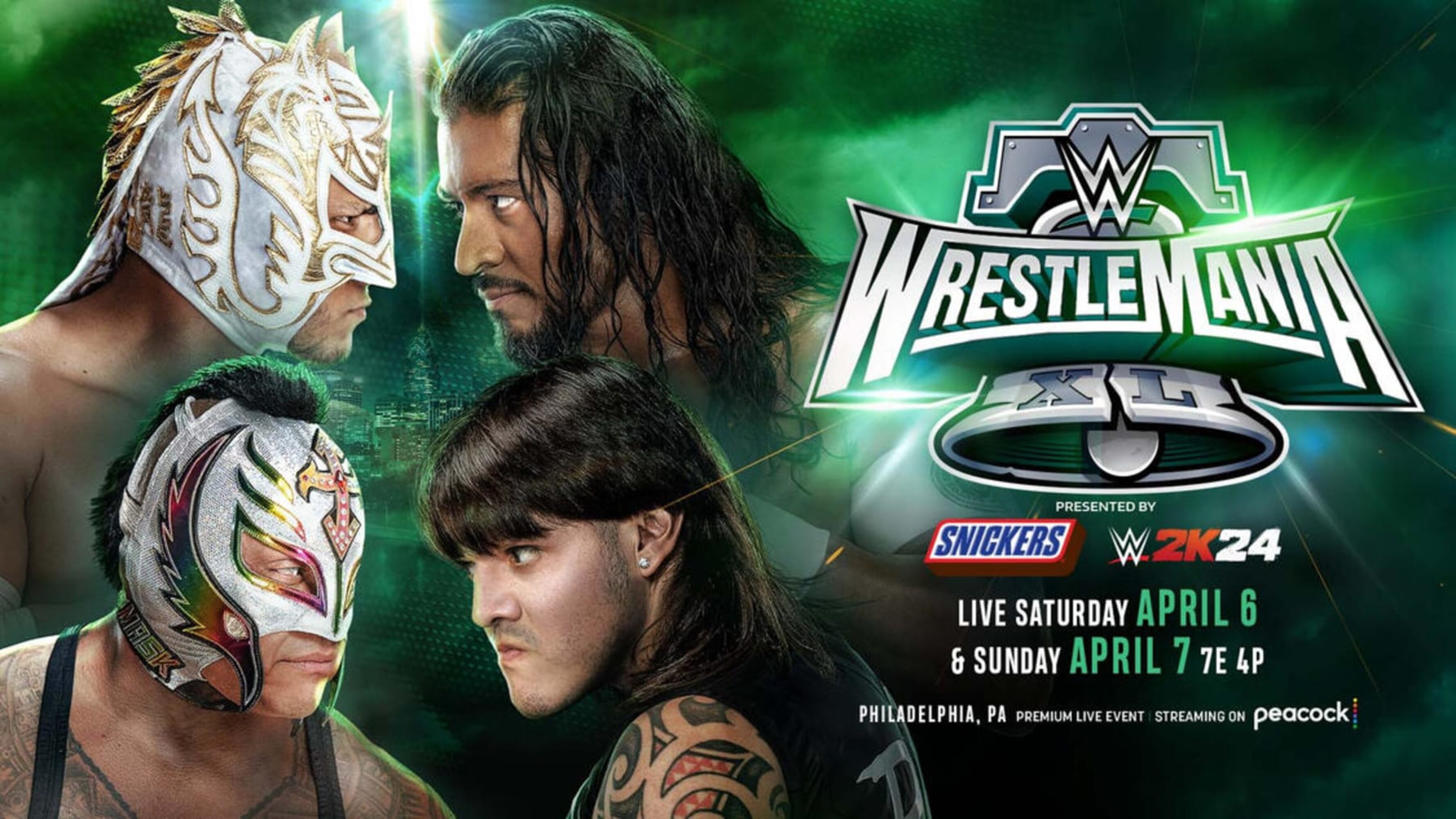 Eagles Legends Jason Kelce, Lane Johnson Help Rey Mysterio Win at WWE ...
