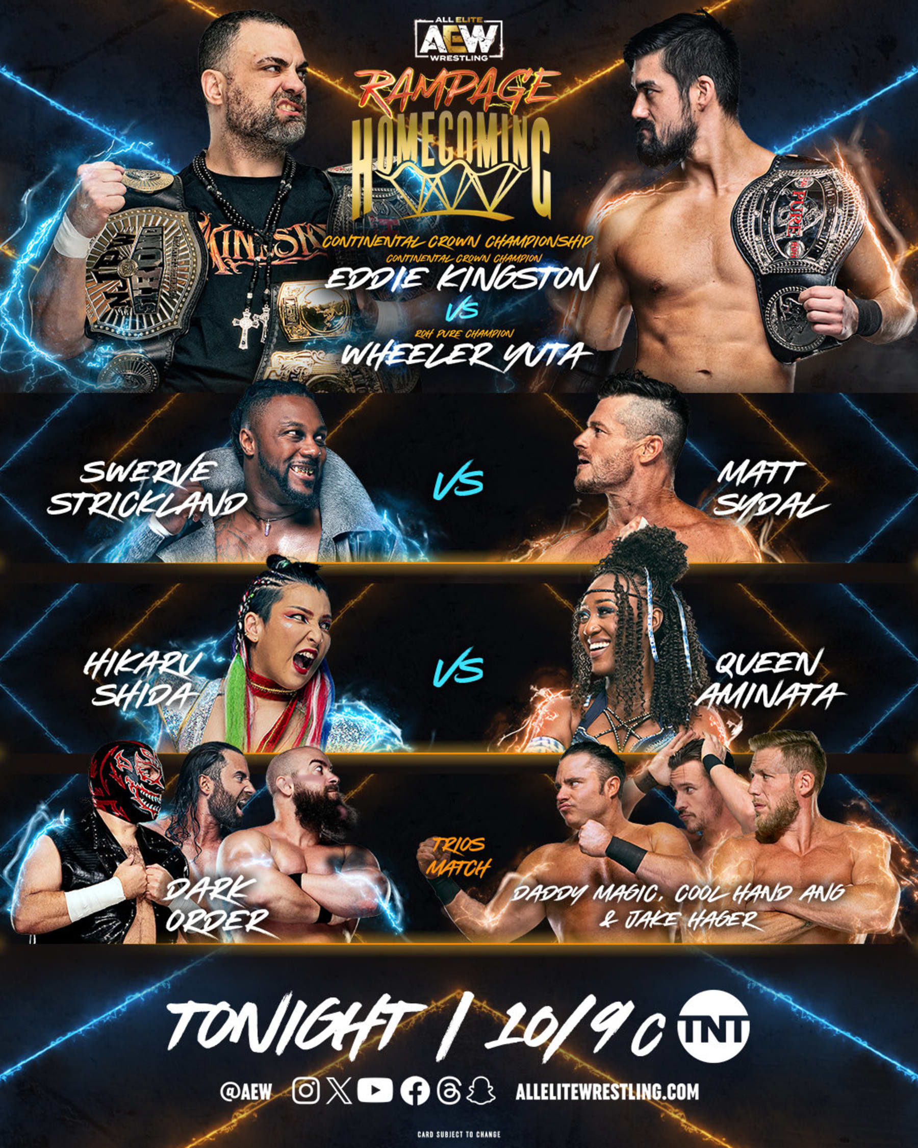 AEW Rampage Homecoming Results: Winners, Live Grades, Reaction and ...