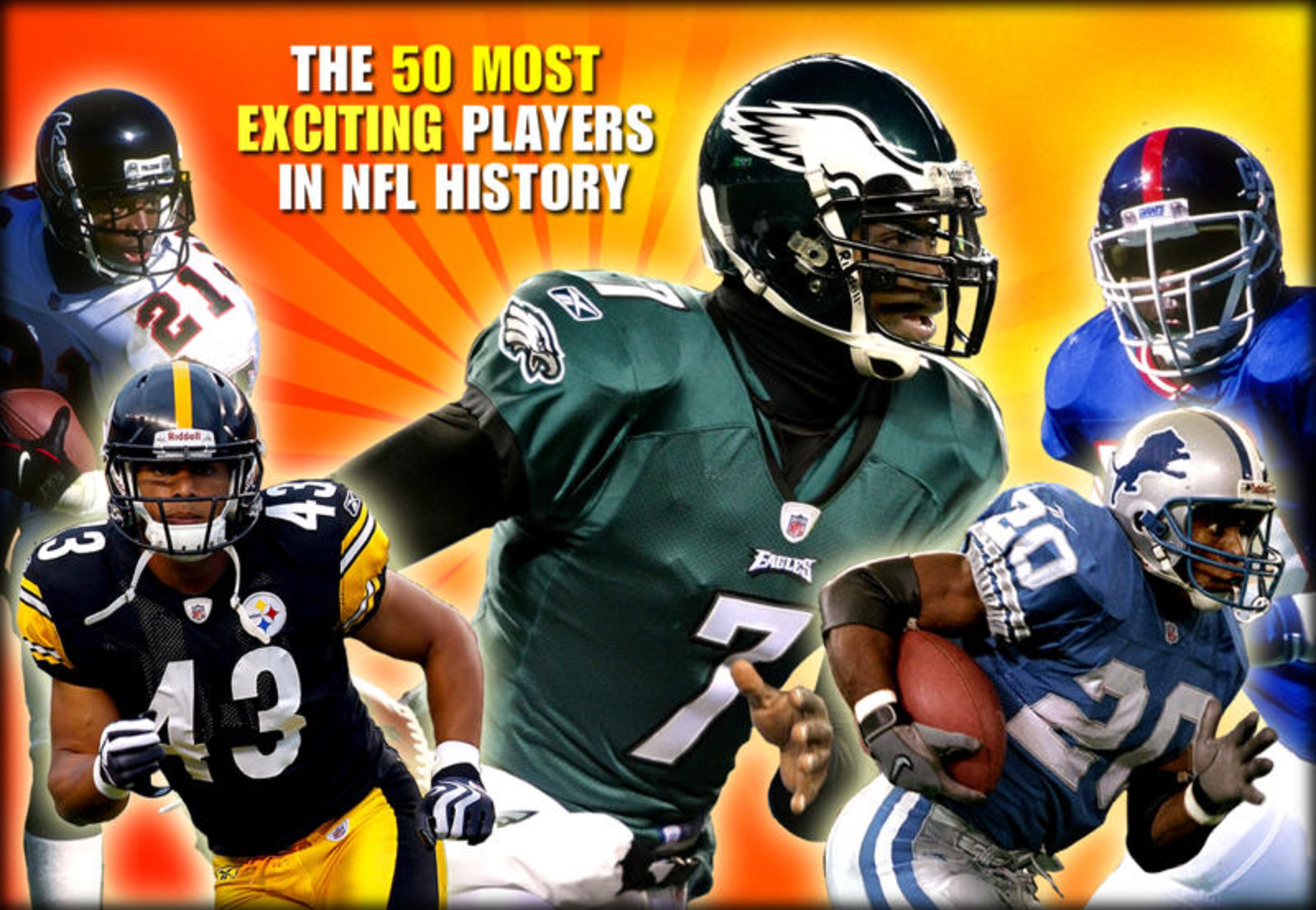 Michael Vick and the 50 Most Exciting Players in NFL History
