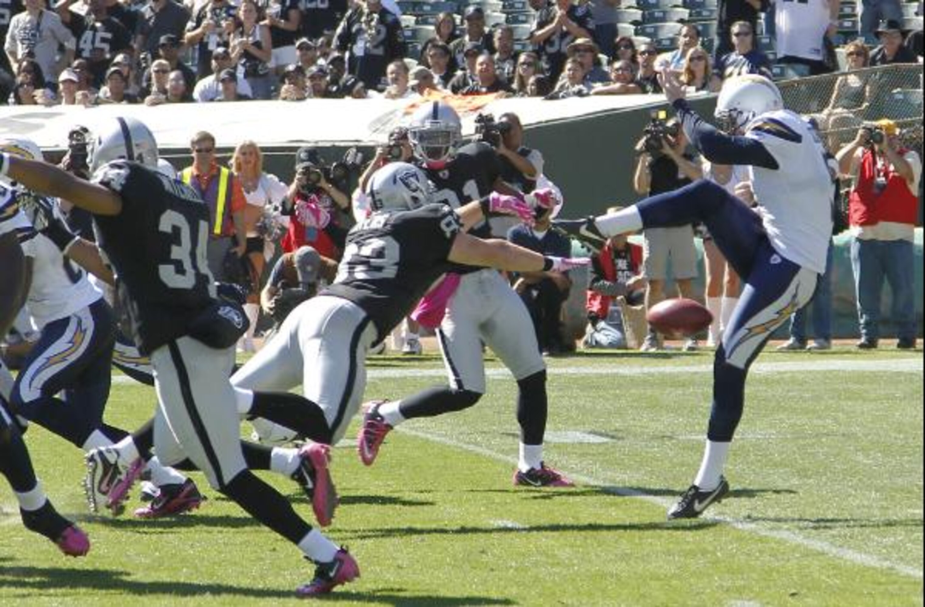 Oakland Raiders: Special Teams And Michael Huff Step Up To Get It Done