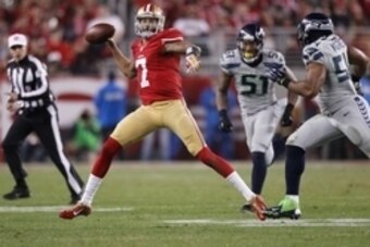 colin kaepernick interception