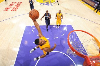 guy getting dunked on nba