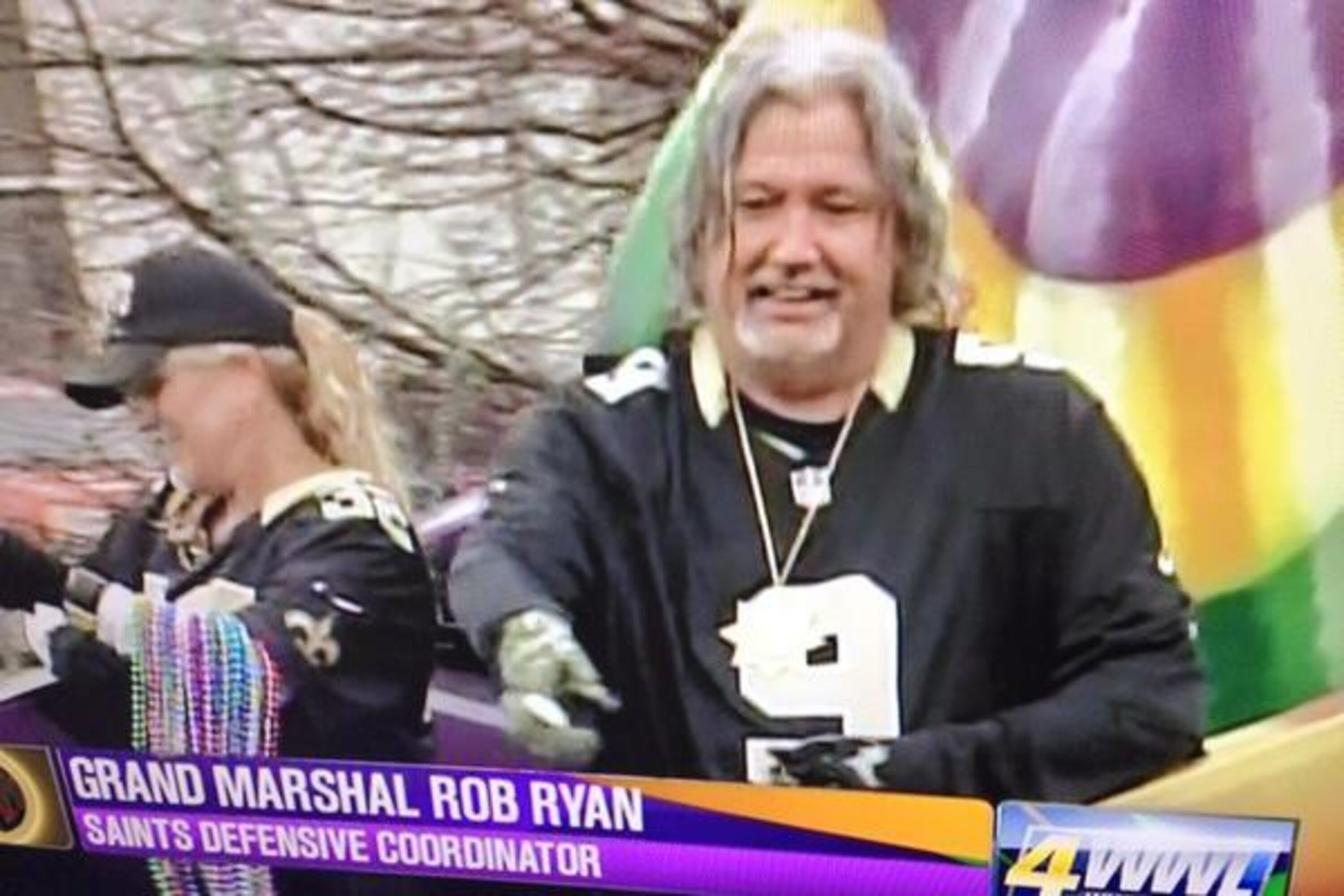 Celebrate Mardi Gras with Pictures of Rob Ryan at Krewe of Argus Parade
