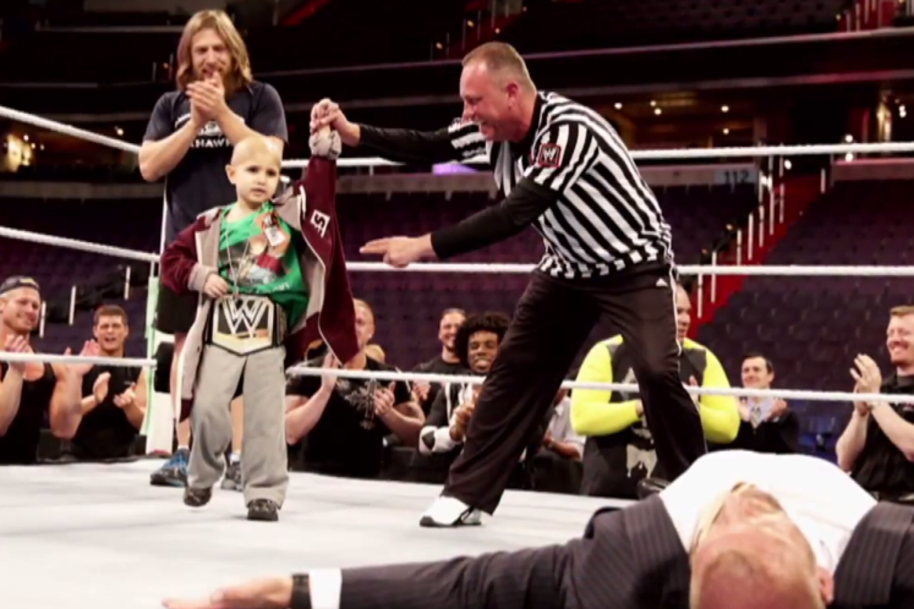 WWE Honors Young Fan 'Connor The Crusher' with First-Ever 'Warrior Award'