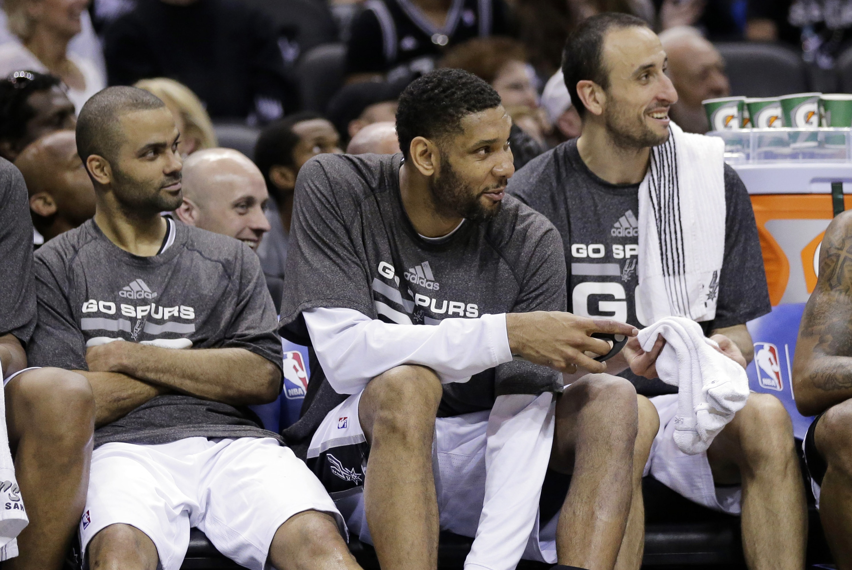 Spurs' Big Three Ties Lakers' Trio for Most Playoff Wins in NBA History