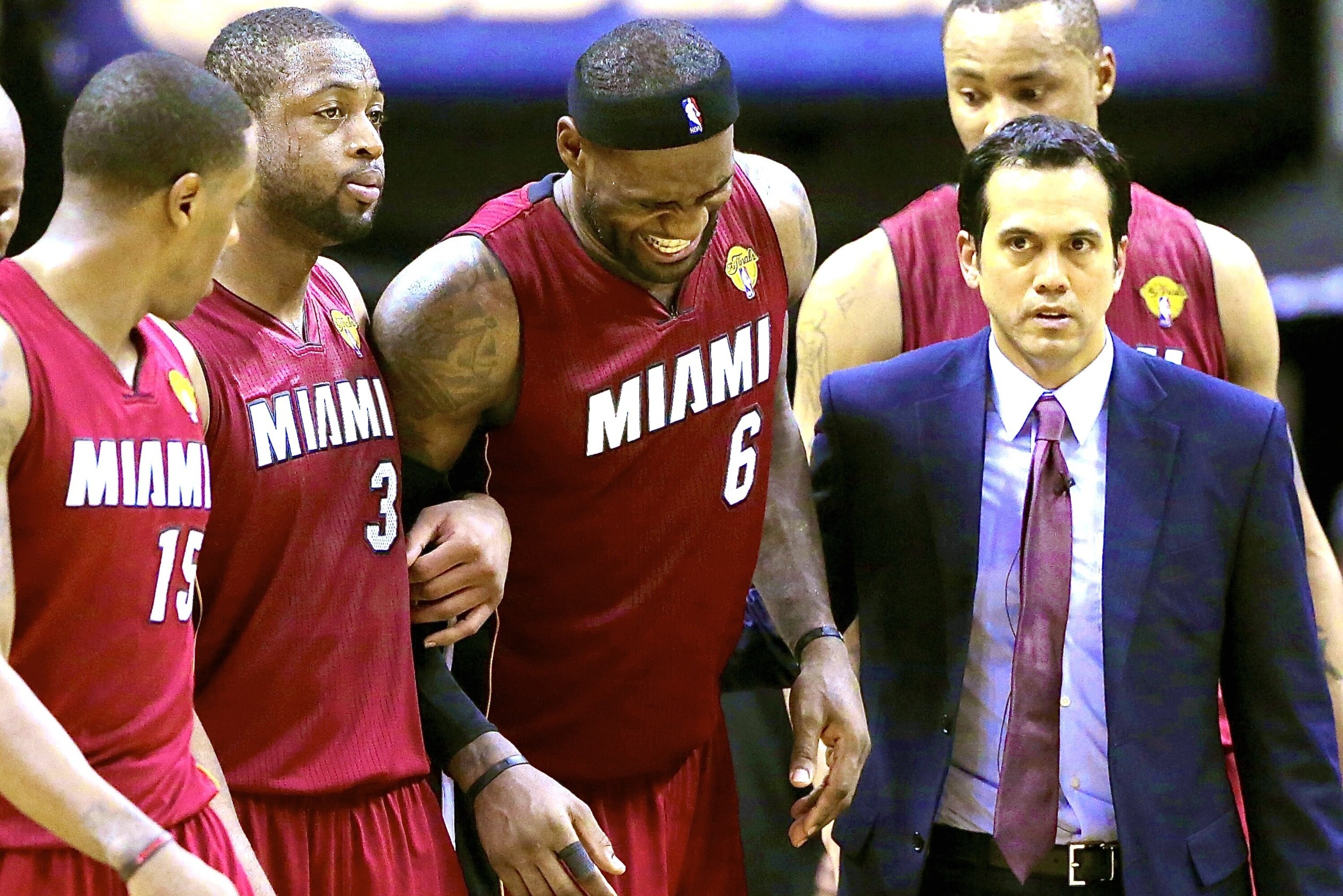 LeBron James Cramps Up and Miami Heat Flame Out in Game 1
