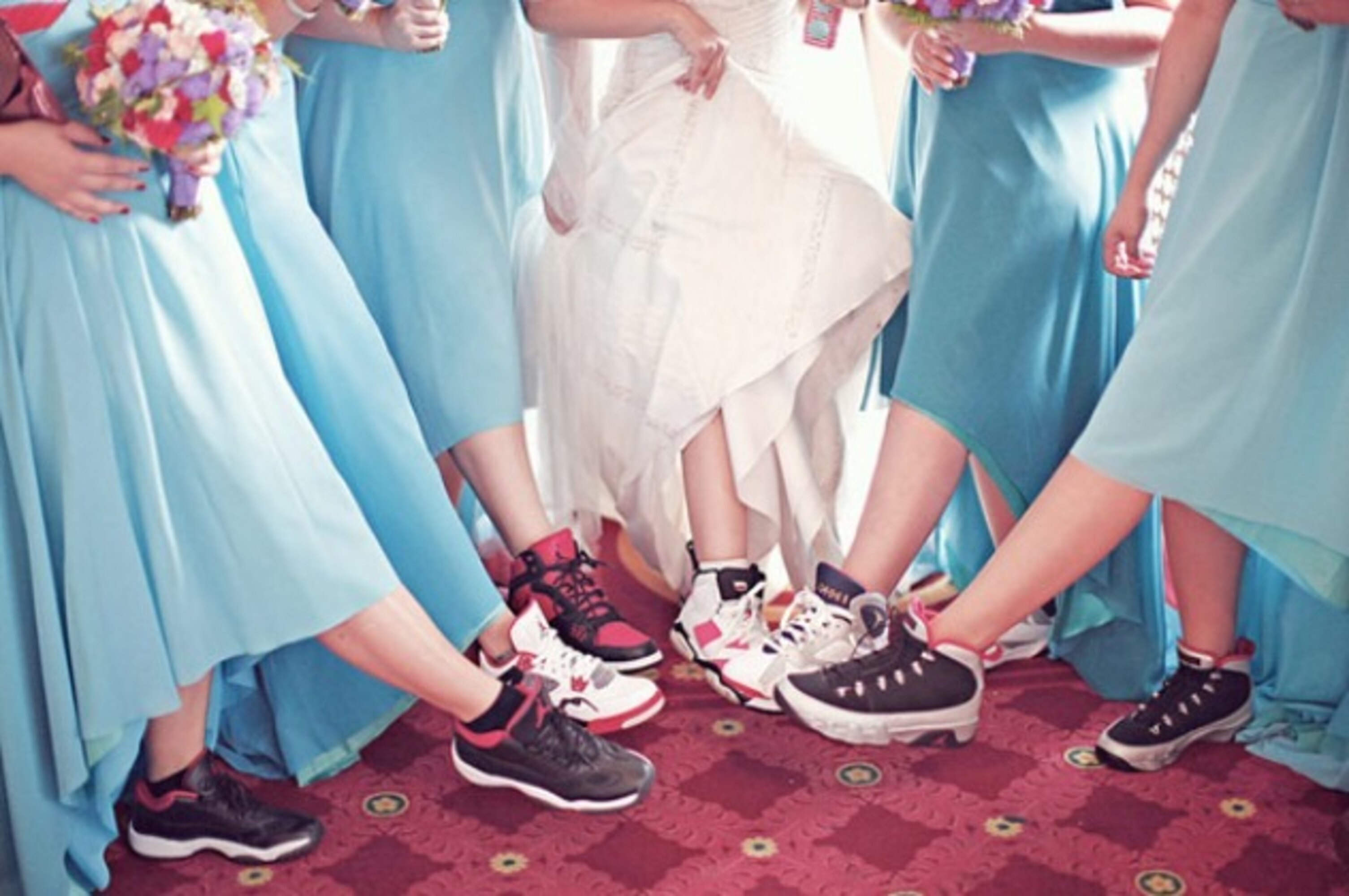 Couple Goes All Out with Air Jordan-Themed Wedding