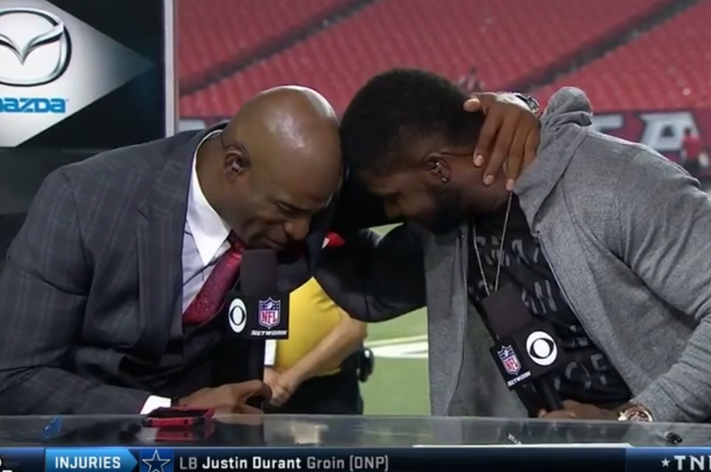 Devin Hester and Deion Sanders Share Emotional Moment During TNF ...