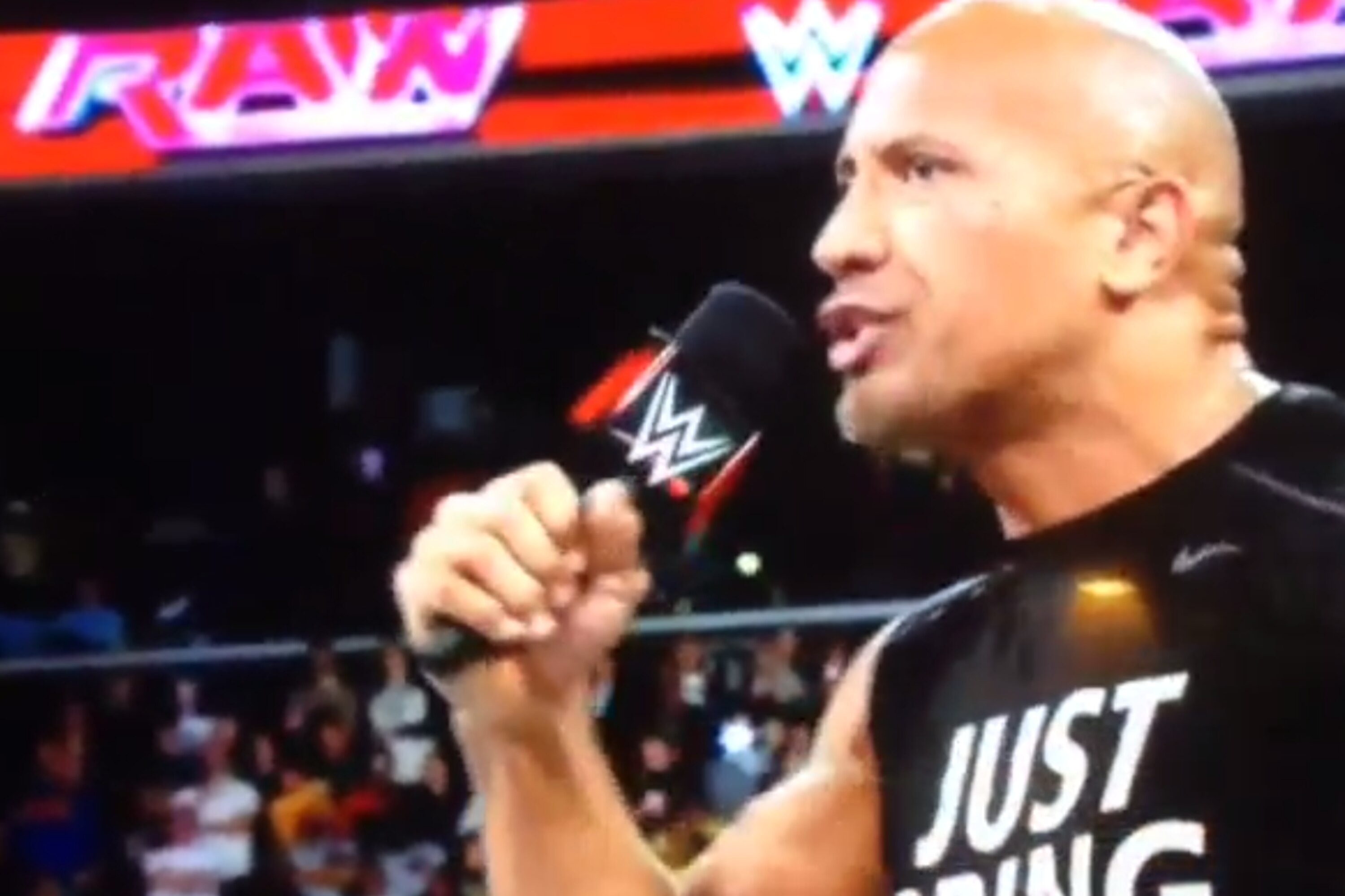The Rock Surprises Crowd at WWE Raw, Starts 'Derek Jeter' Chant