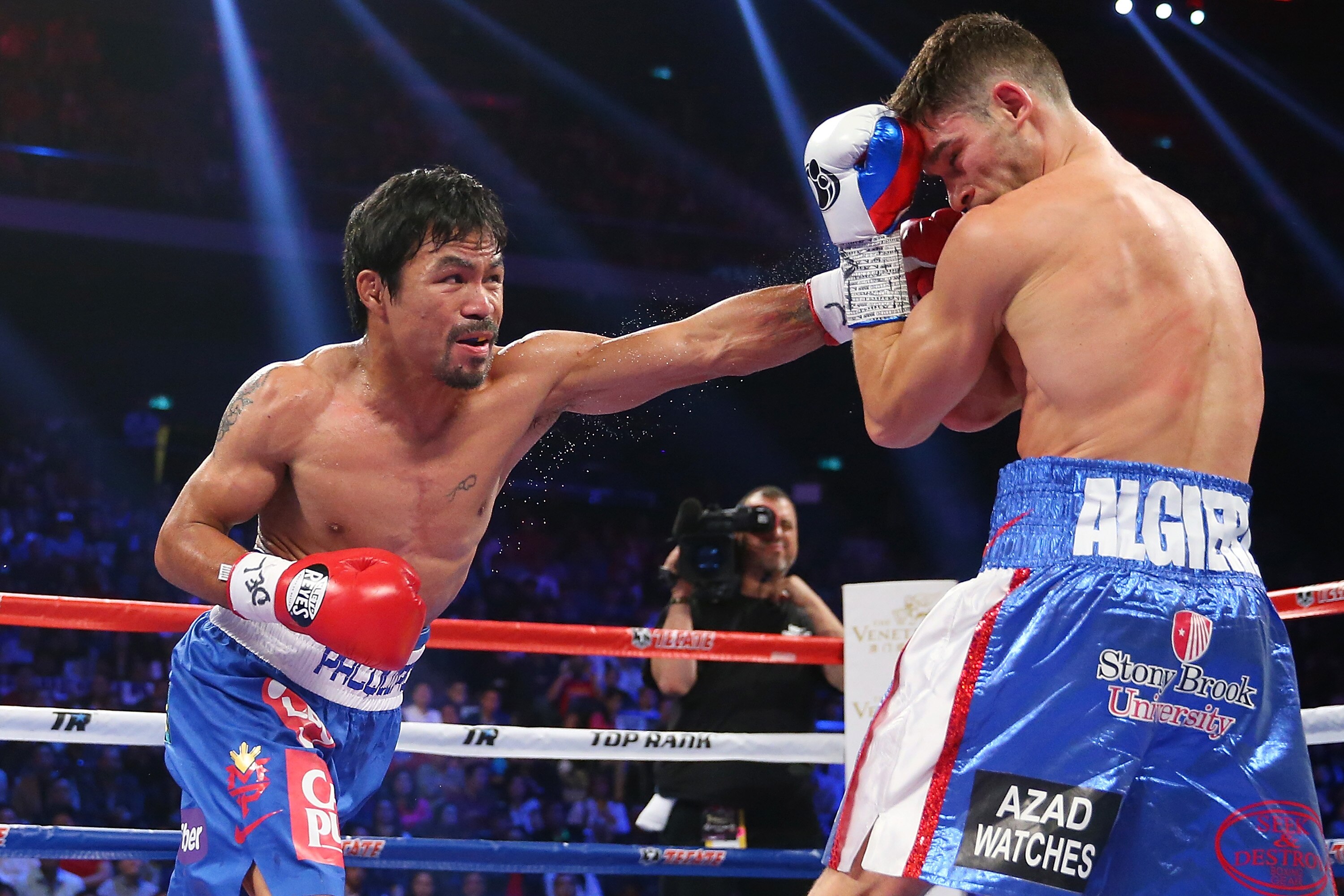Pacquiao vs. Algieri Round by Round: Top Highlights from Pac-Man's ...