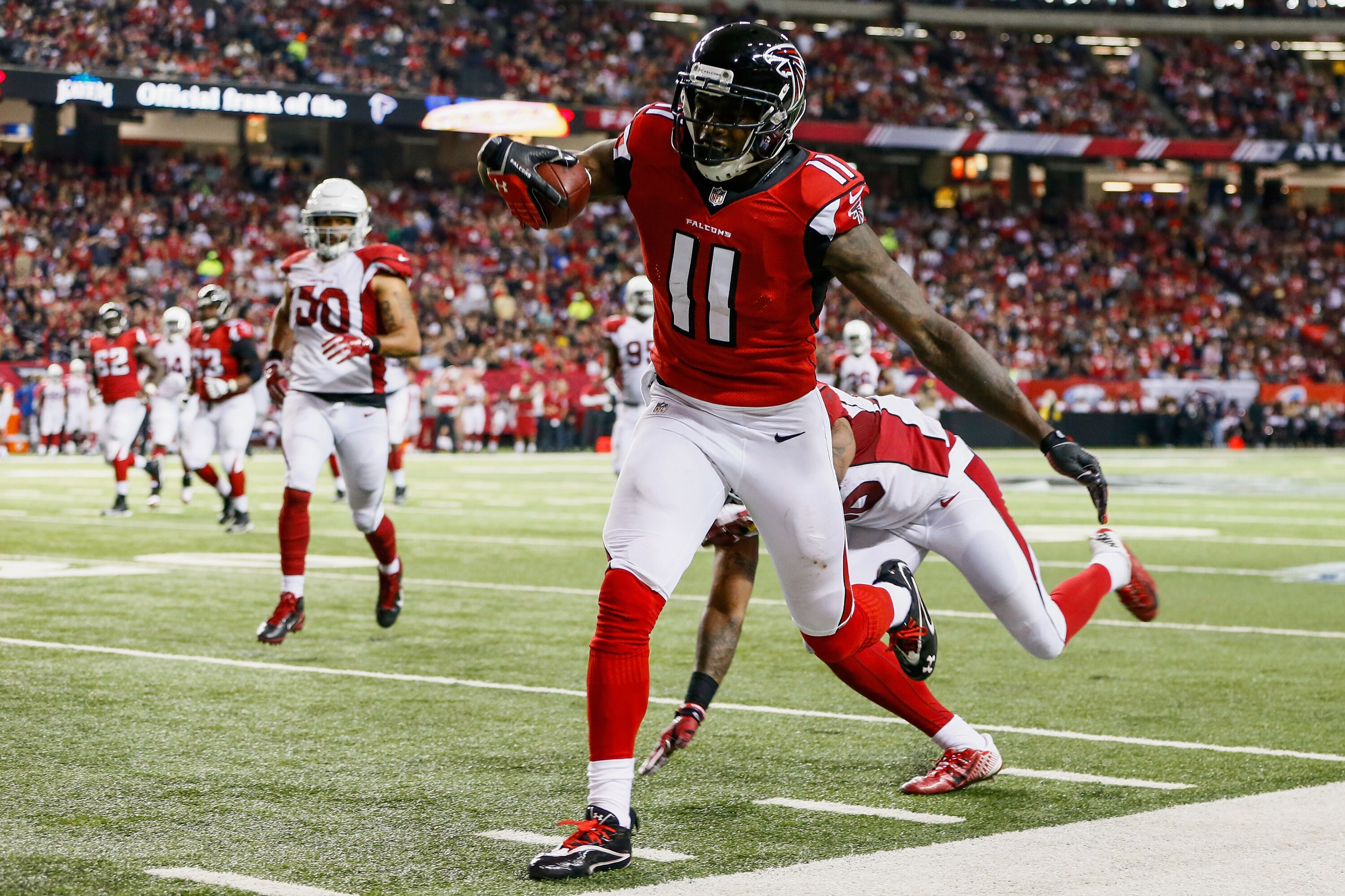 Julio Jones Records Career-High 189 Receiving Yards in Week 13