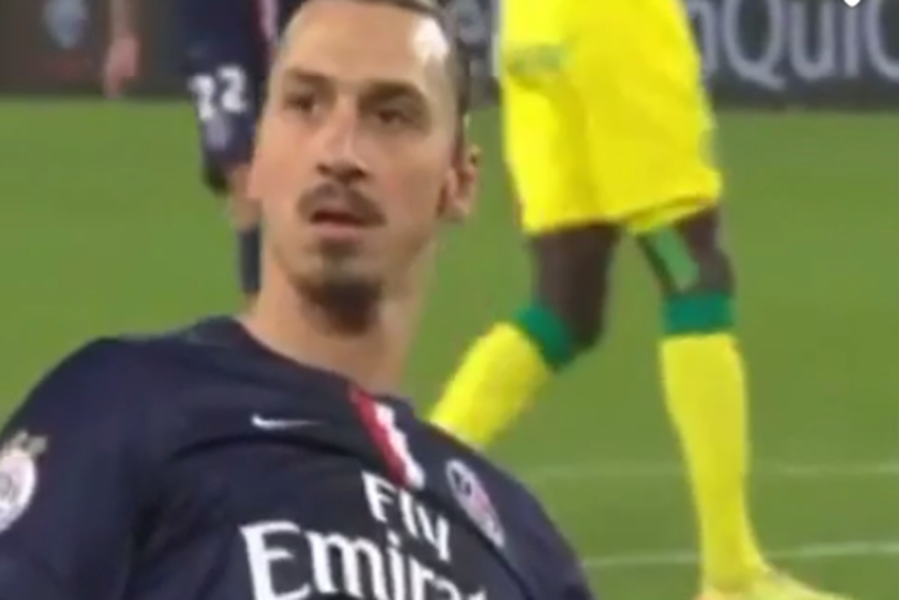 Zlatan Ibrahimovic Scores Goal, Rolls into a Slide and Stares Down the ...