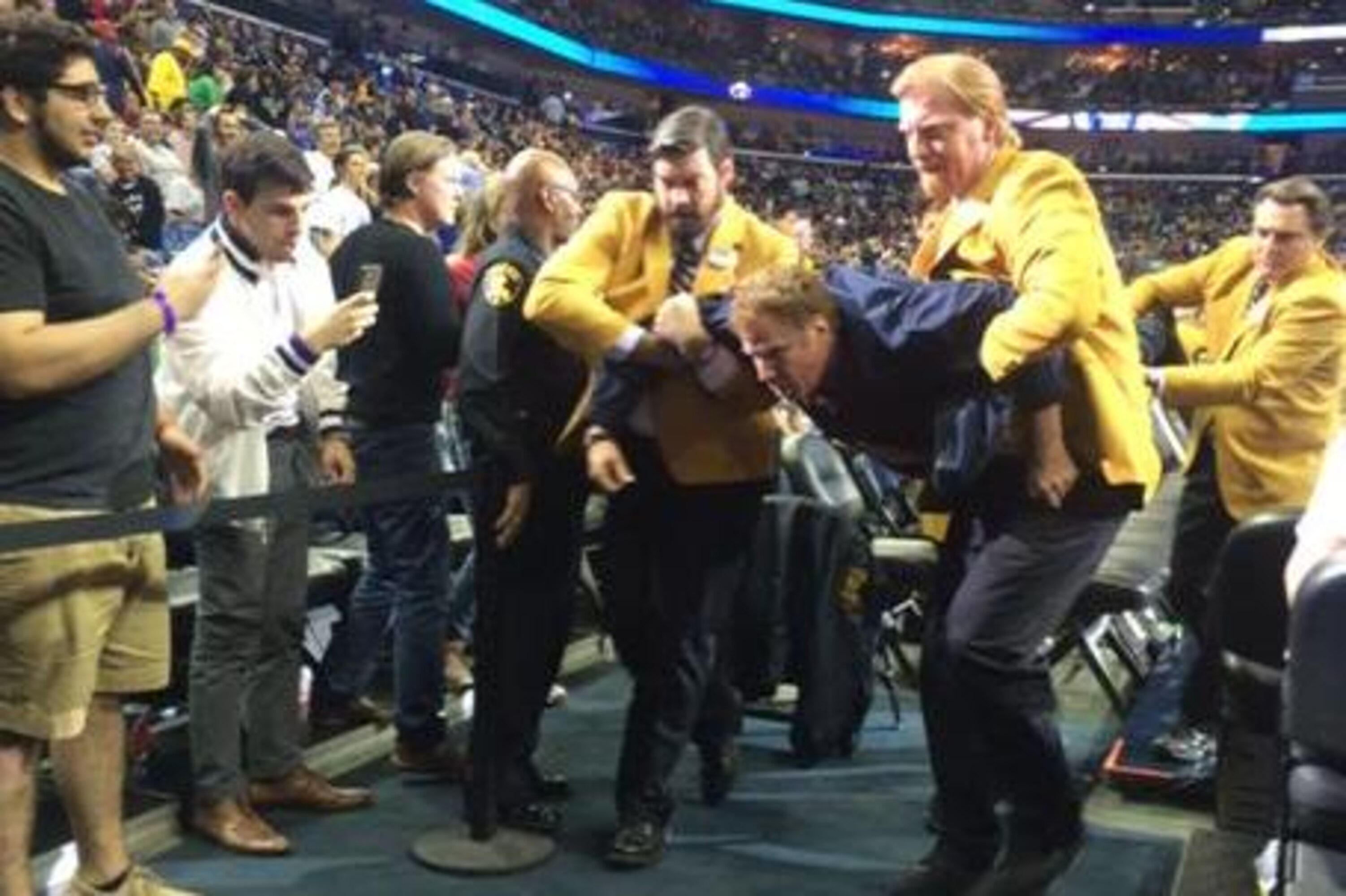 Will Ferrell Hits Cheerleader in Face with Basketball at Pelicans Game ...