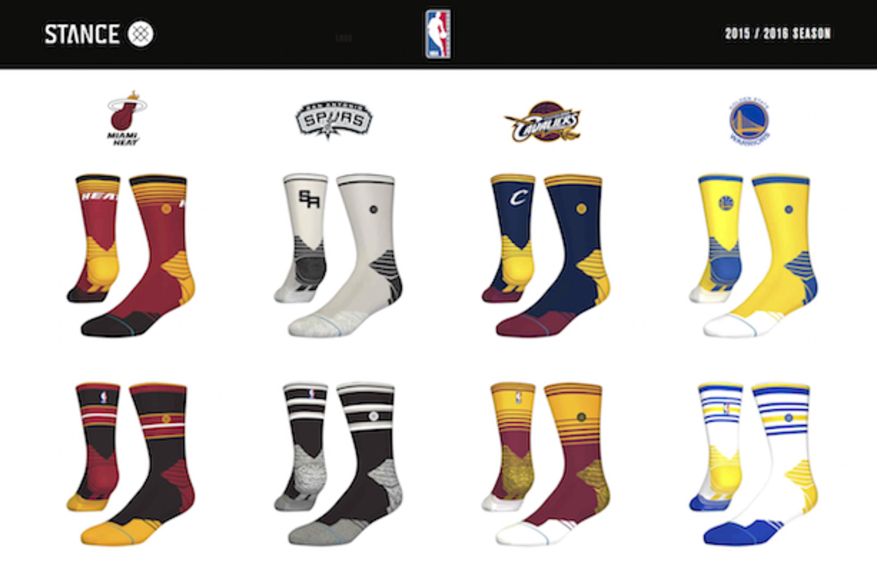 Stance Creates Team-Themed Socks for NBA Players to Wear During Games